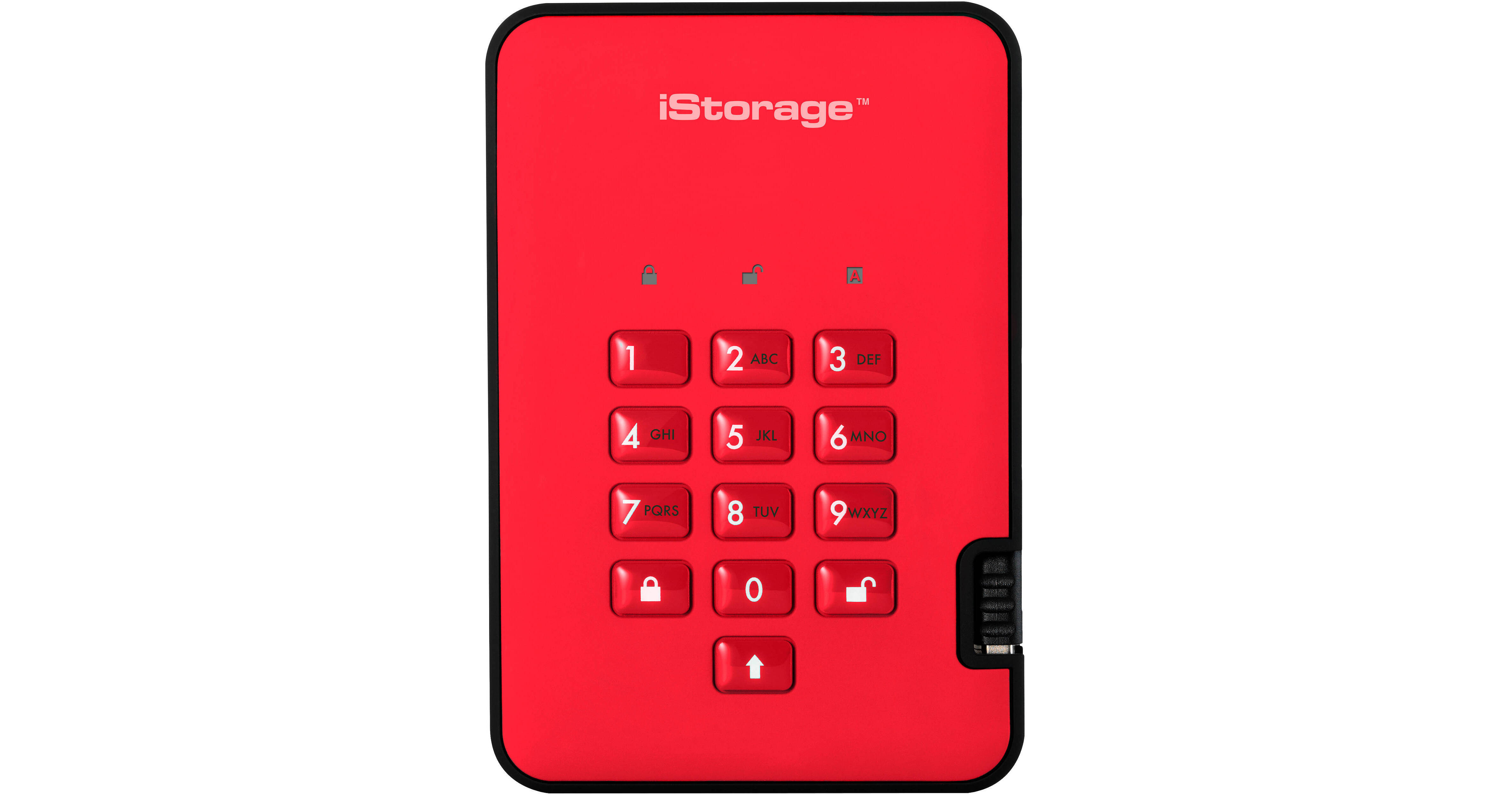 Istorage 5TB diskAshur2 USB 3.1 Encrypted IS-DA2-256-5000-R B&H