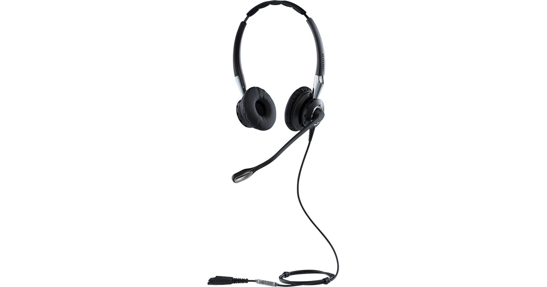 Used Jabra Biz 2400 II Stereo Noise Canceling Headset