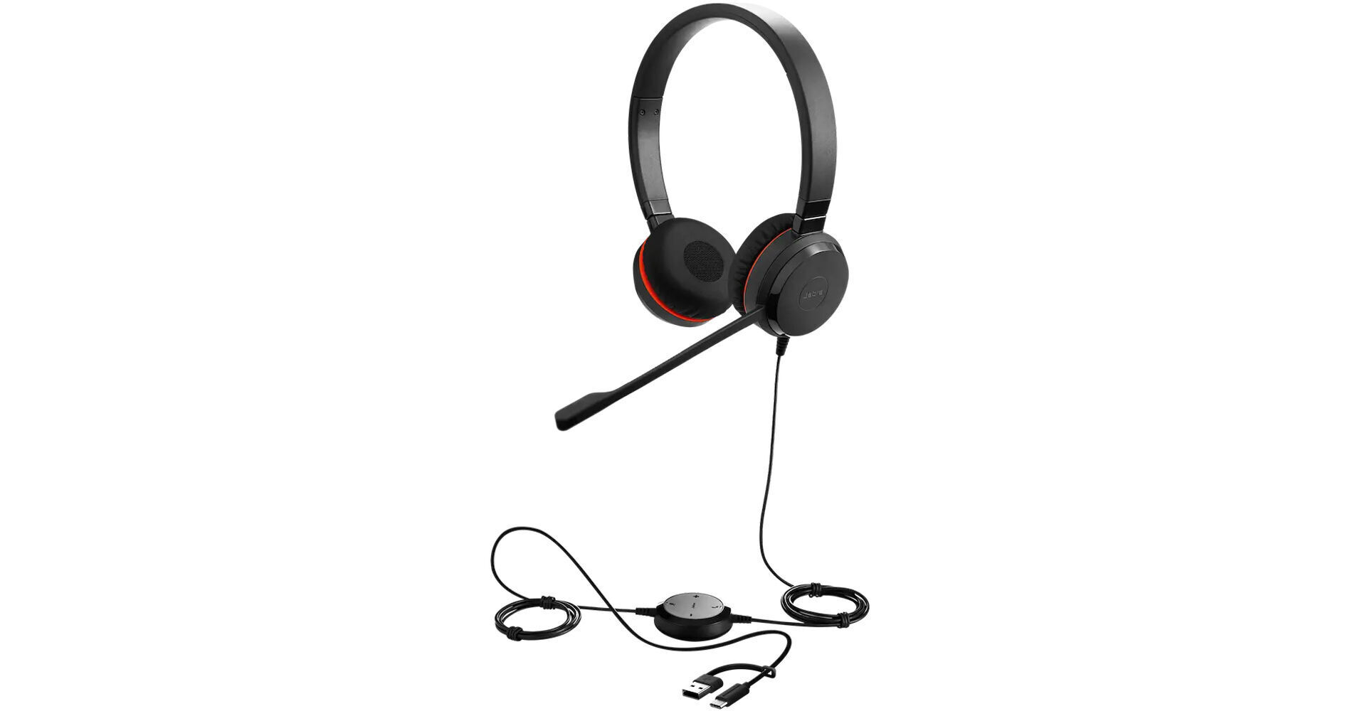 Used Jabra Evolve 20 SE Stereo USB-C/A Headset 4999-829-489-01