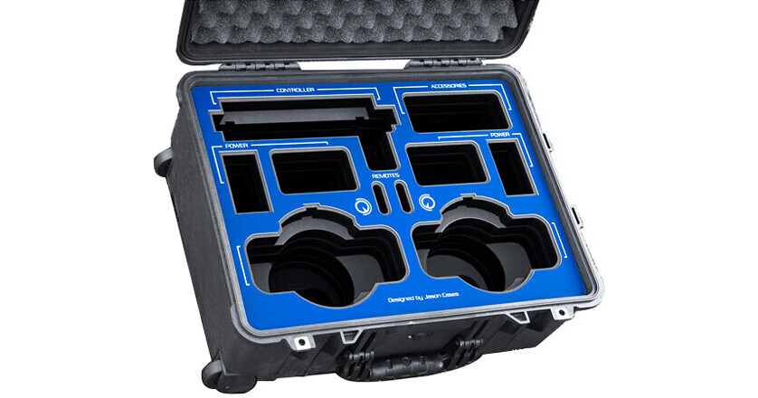 Jason Cases Camera Case for BirdDog P110 (Blue Overlay) BDP110BU