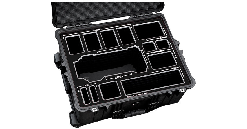 Jason Cases Hard Case with Custom Foam for Blackmagic BMURSABK