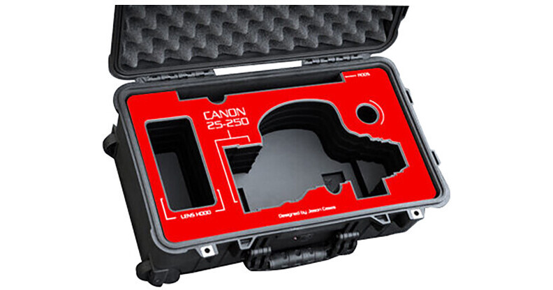 Jason Cases Pelican Case for Canon 25-250mm Lens CA25250RE B&H