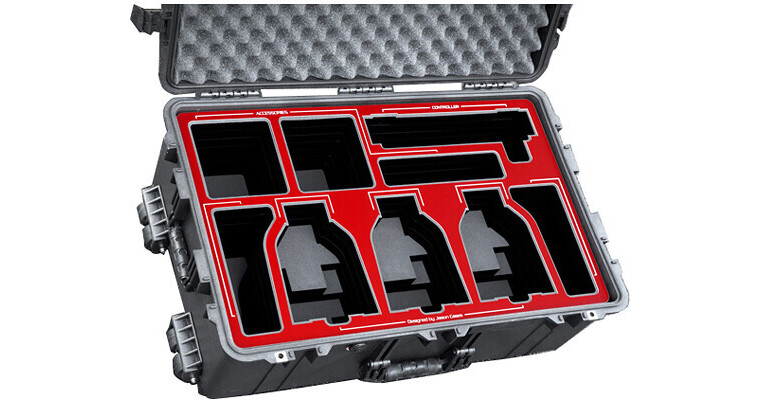 Jason Cases Hard Case with Foam Insert for 3 Can CAN300TRE B&H