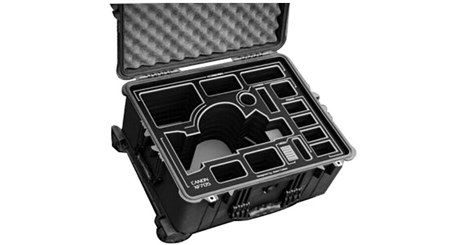 Jason Cases Canon XF705 Case with Black Overlay CAXF705BK B&H