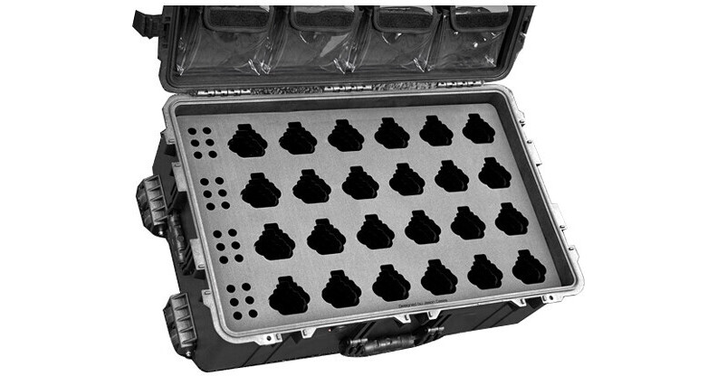Jason Cases Wheeled Hard Case with Foam Insert MOAPX6R24NMPL B&H