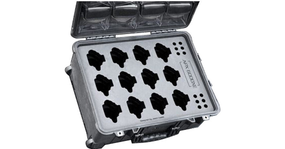 Jason Cases Wheeled Hard Case for 12 Motorola APX MOAPX6XER12PL