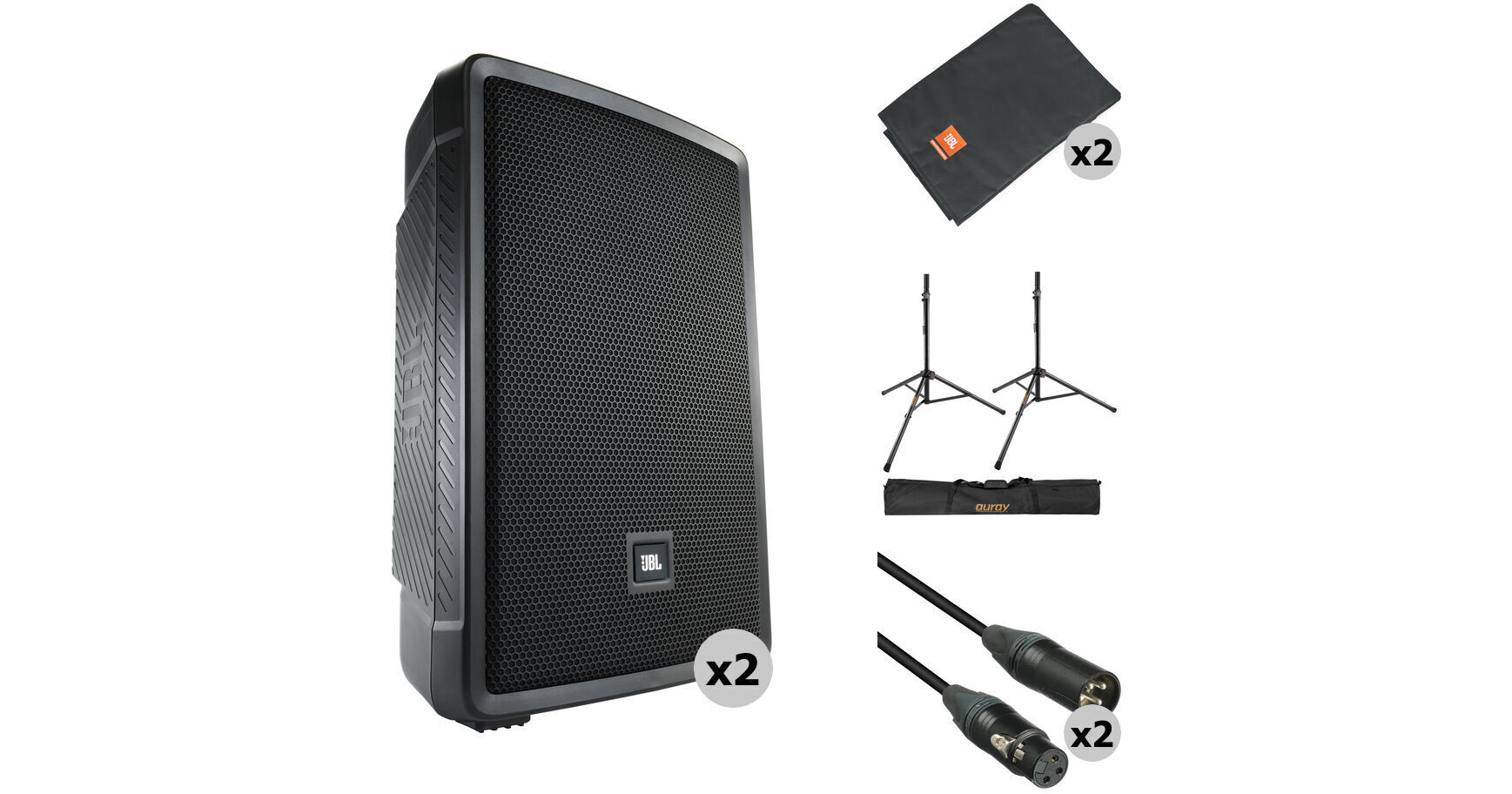 JBL IRX112BT Compact Powered 12" Portable Speaker Kit with