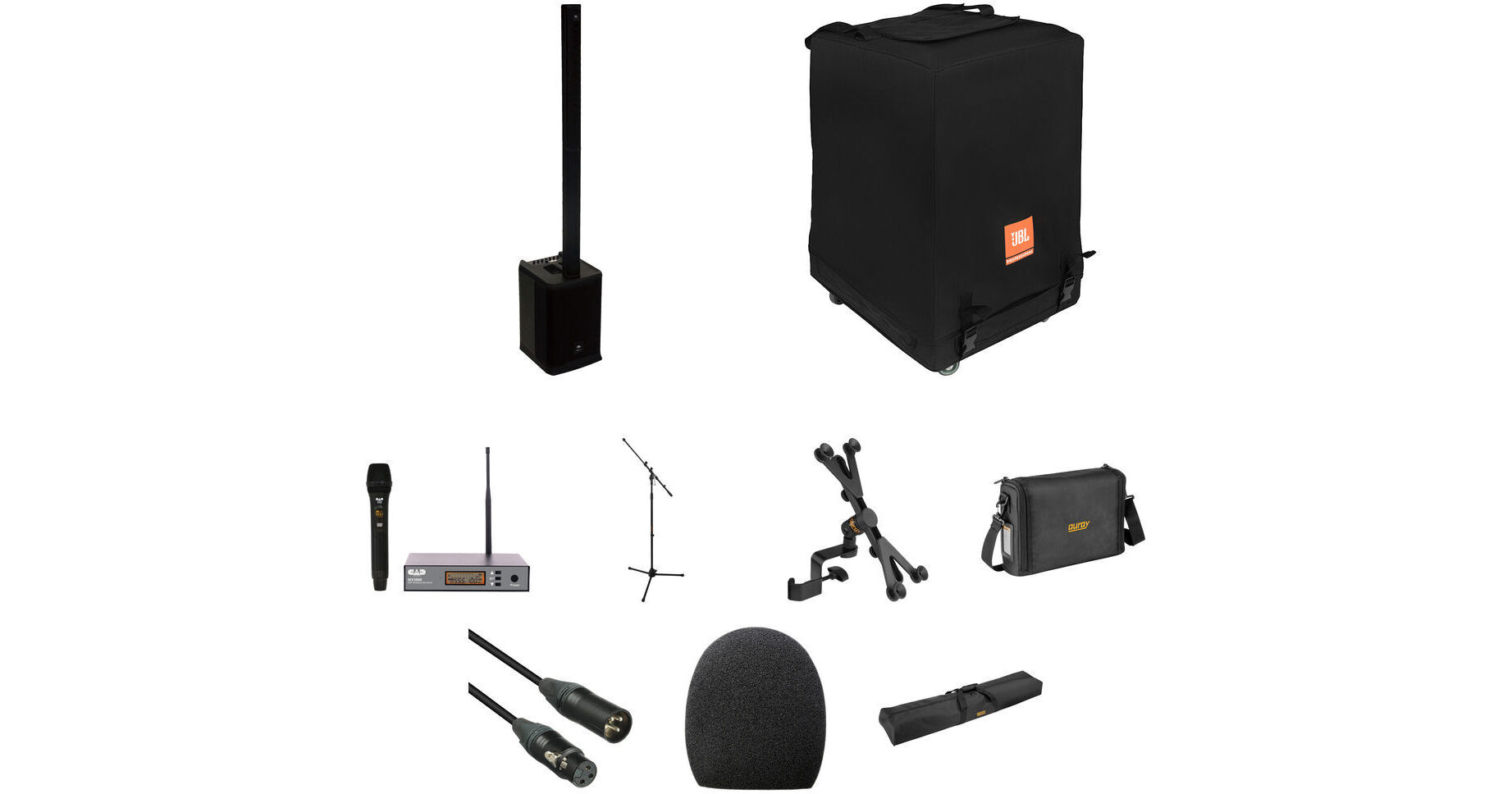 JBL PRX ONE All-in-One Powered Column Array PA with Wireless