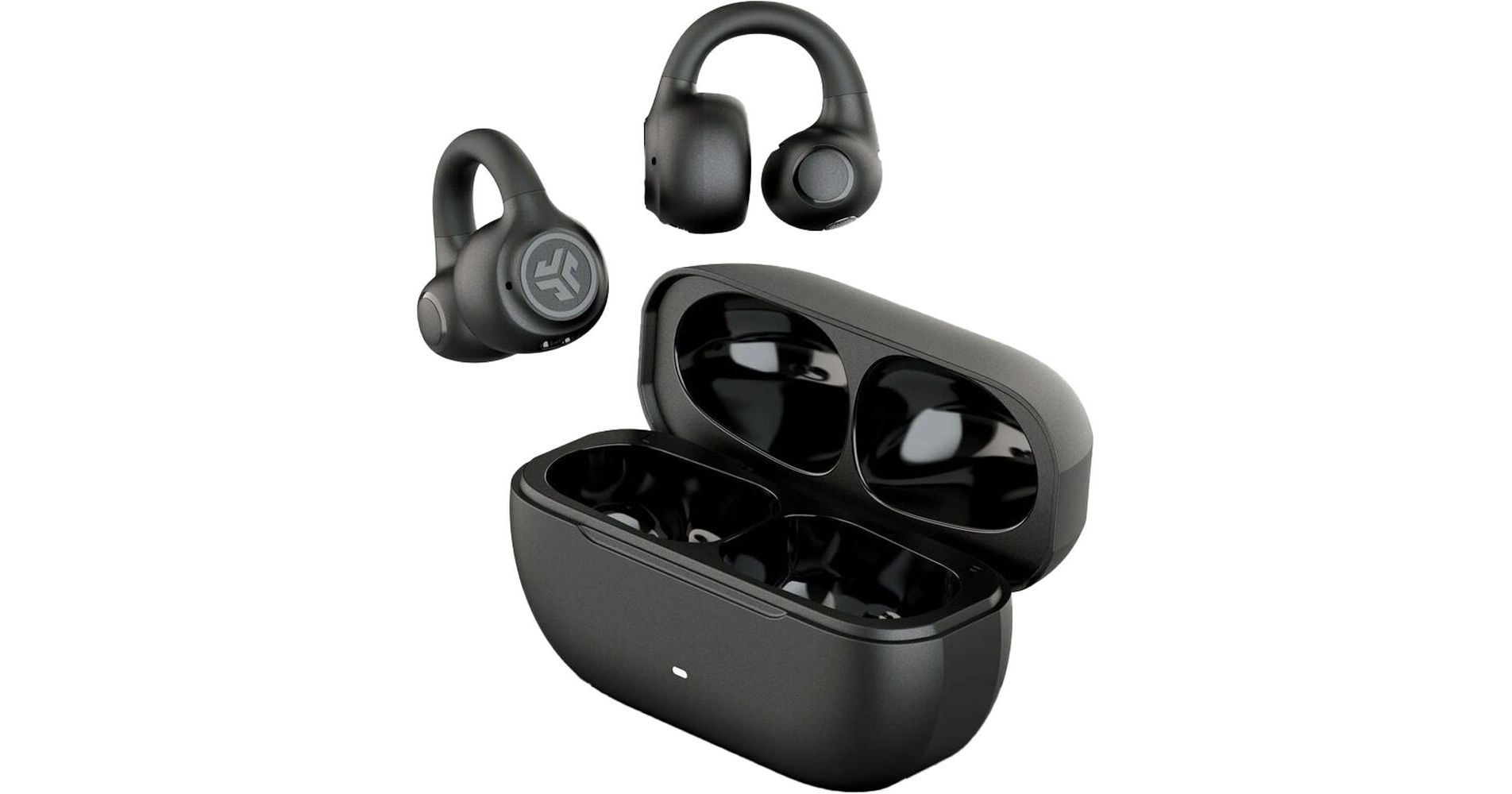 JLab Flex Open True Wireless Clip-On Cuff Earbuds EBFLEXRBLK124