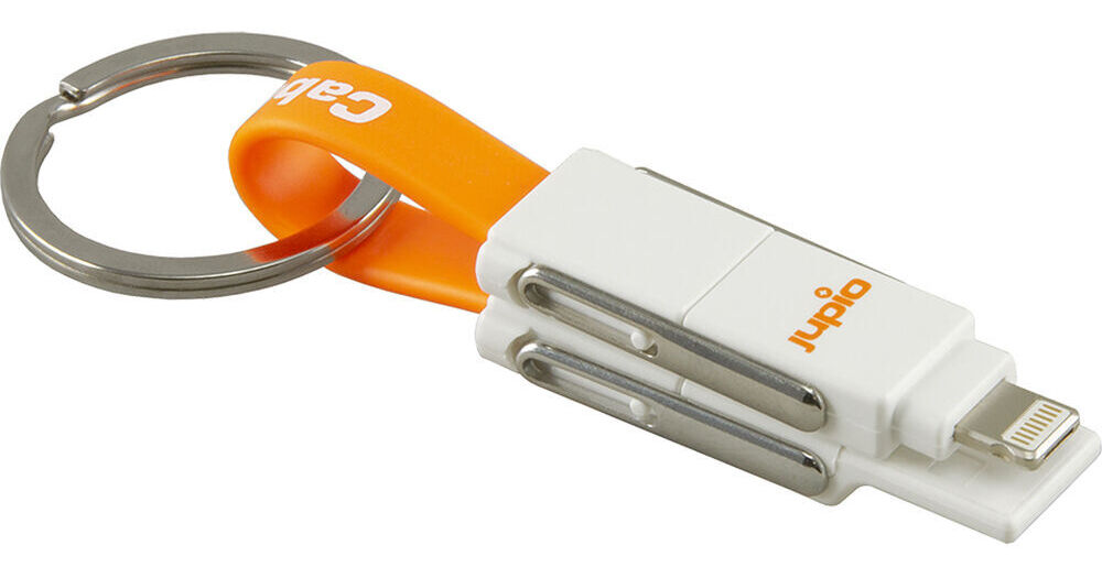 Jupio CableBuddy 6-in-1 Keyring Cable CAB0050 B&H Photo Video