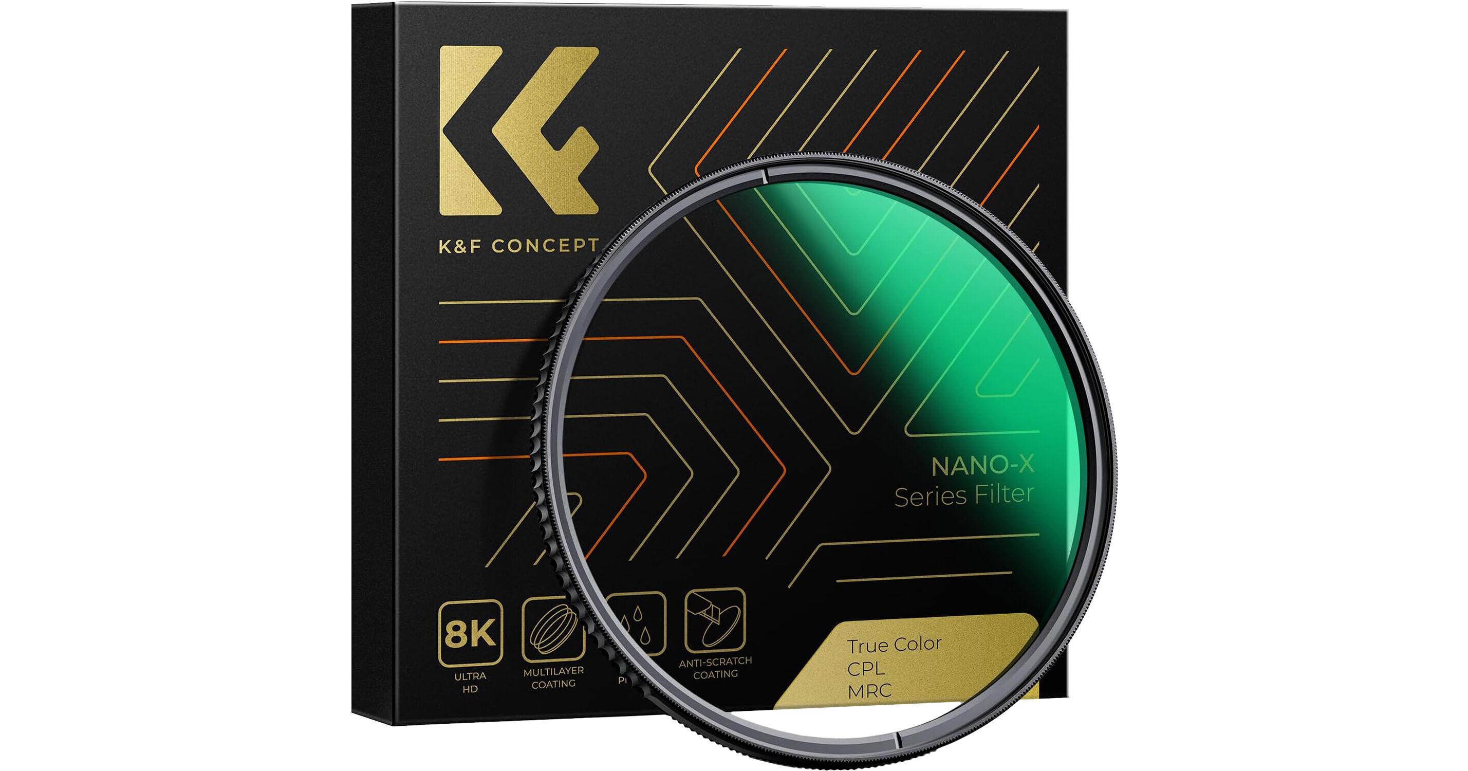 K&F Concept Nano-X Series True Color CPL Filter (82mm) KF01.2372