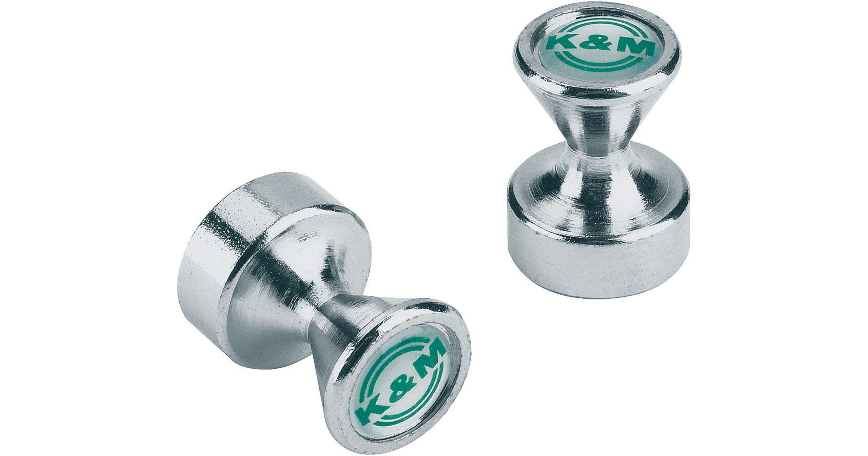 K&M Zinc-Plated Power Magnets(2-Pack) 11580-000-29 B&H Photo
