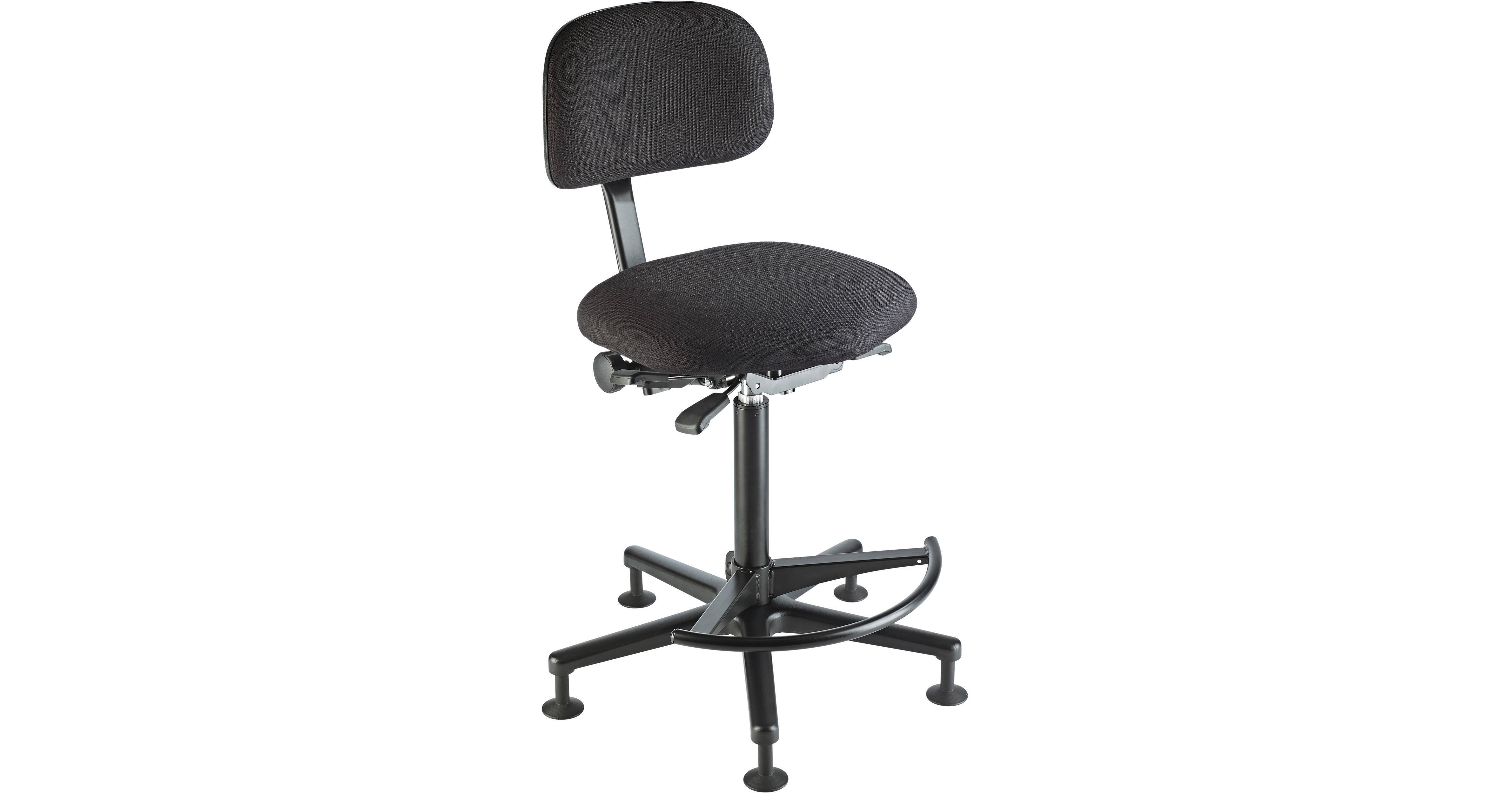 K&M 13460 Bass Stool (Black) 13460.019.55 B&H Photo Video
