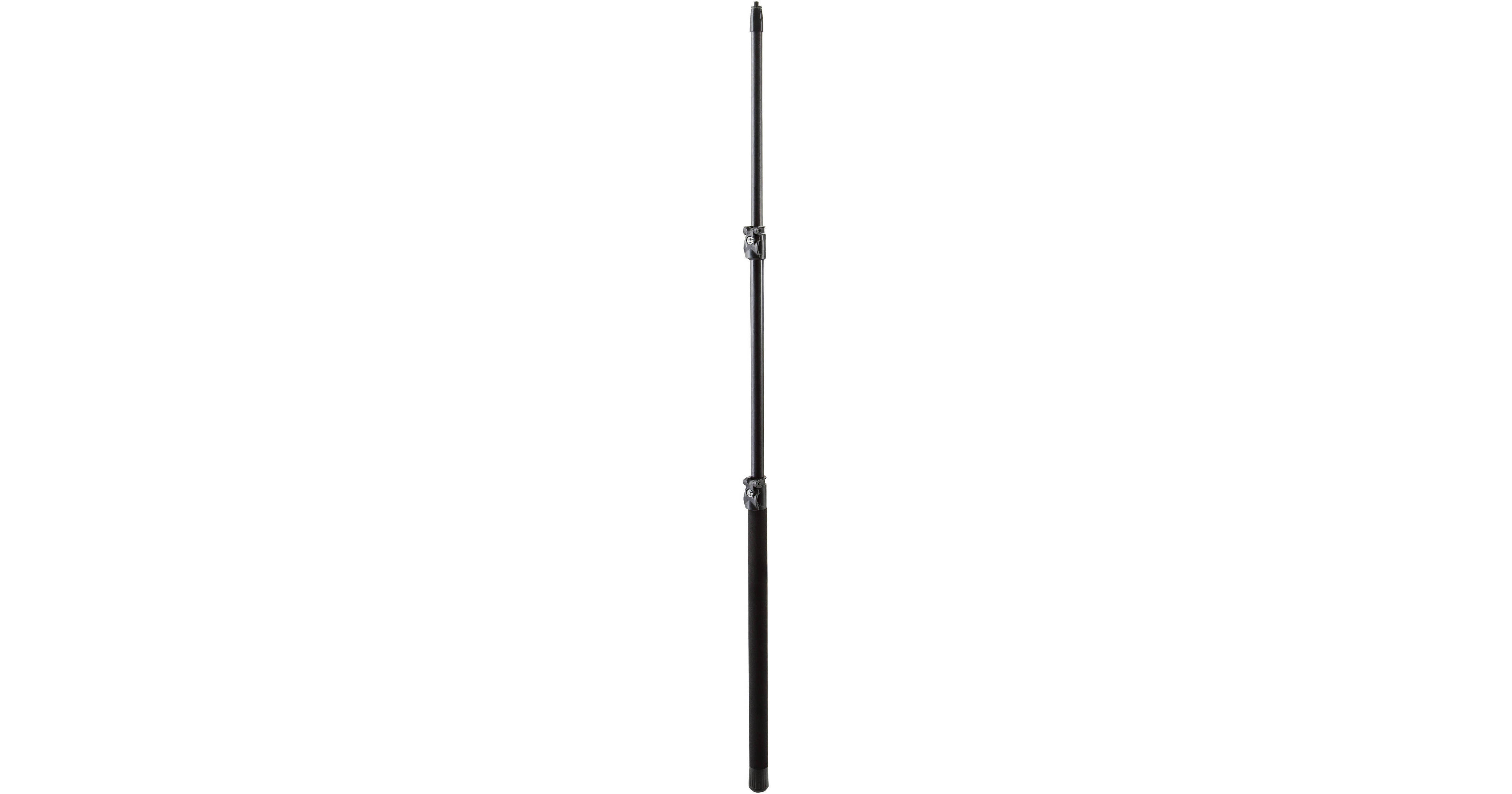 K&M 23755 3-Piece Aluminum Microphone Boompole 23755.500.55 B&H