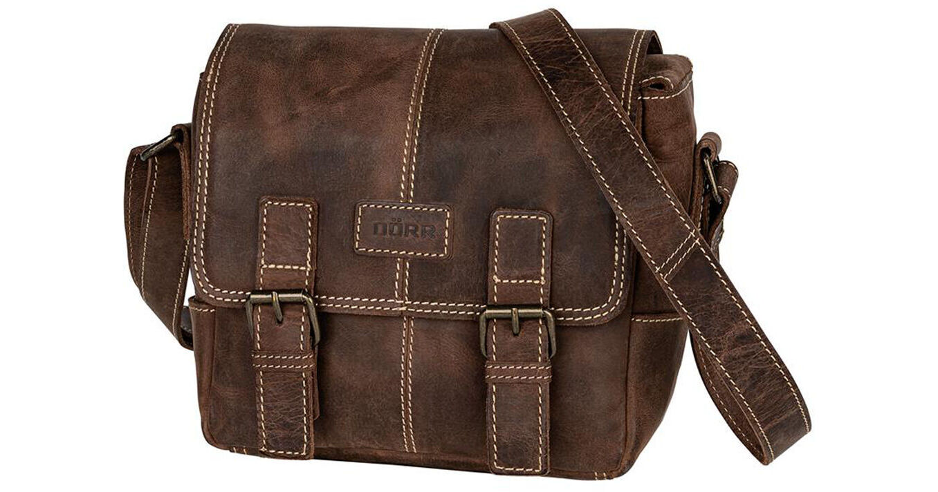 Dorr Leather Camera Bag (Small, Vintage Brown) 456631 B&H Photo