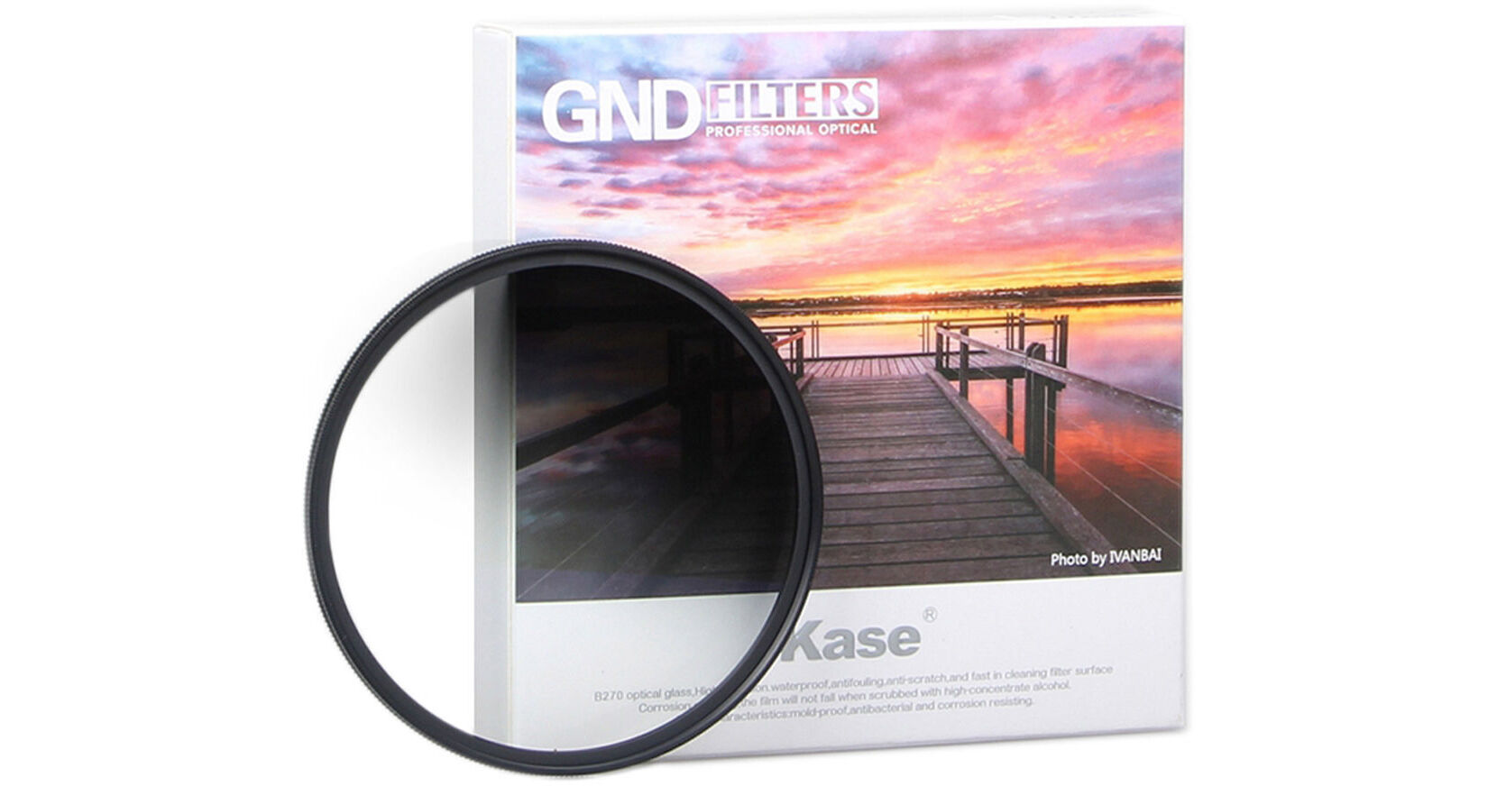 Kase Soft-Edge Graduated ND Filter (82mm, 4-Stop) KR-SG12-82 B&H