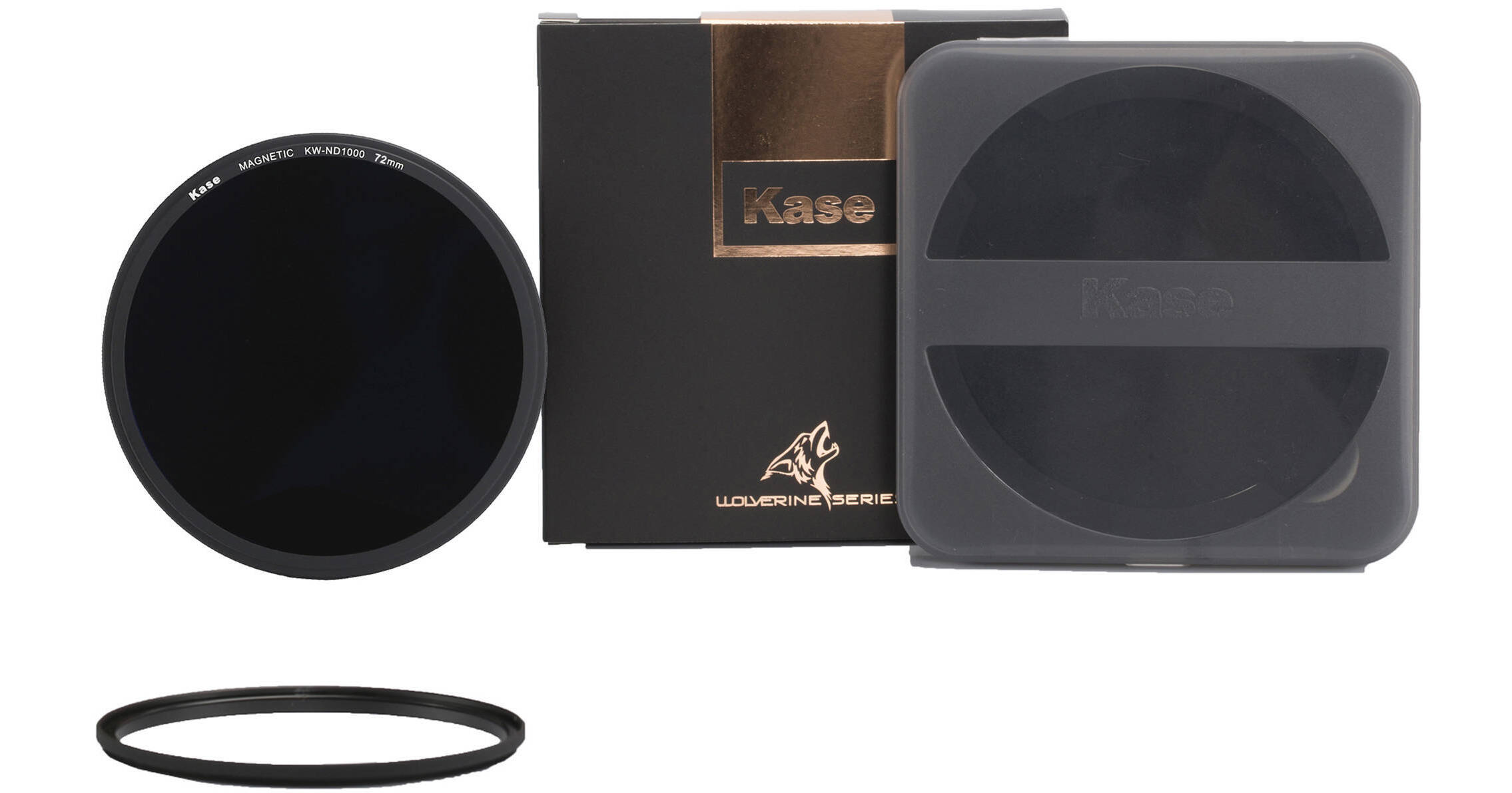 Kase Wolverine Magnetic Solid ND Filter with Lens KW-M1000-72