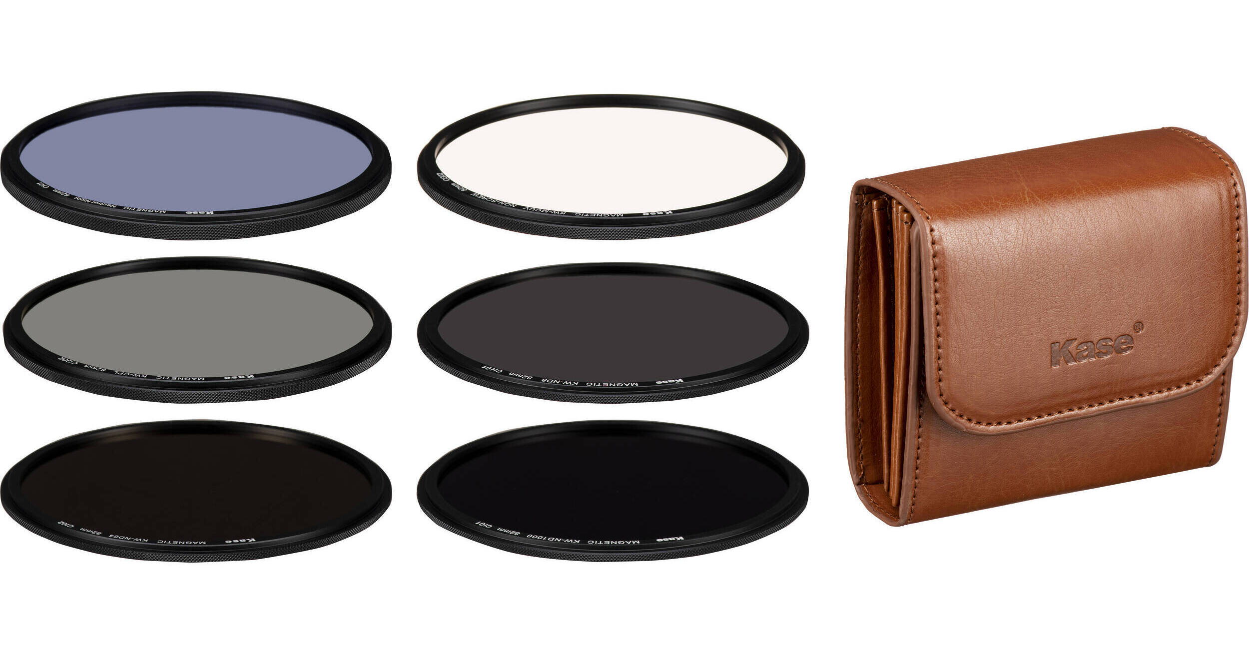 Kase 82mm Wolverine Magnetic 6-Filter UV, Night Filter,