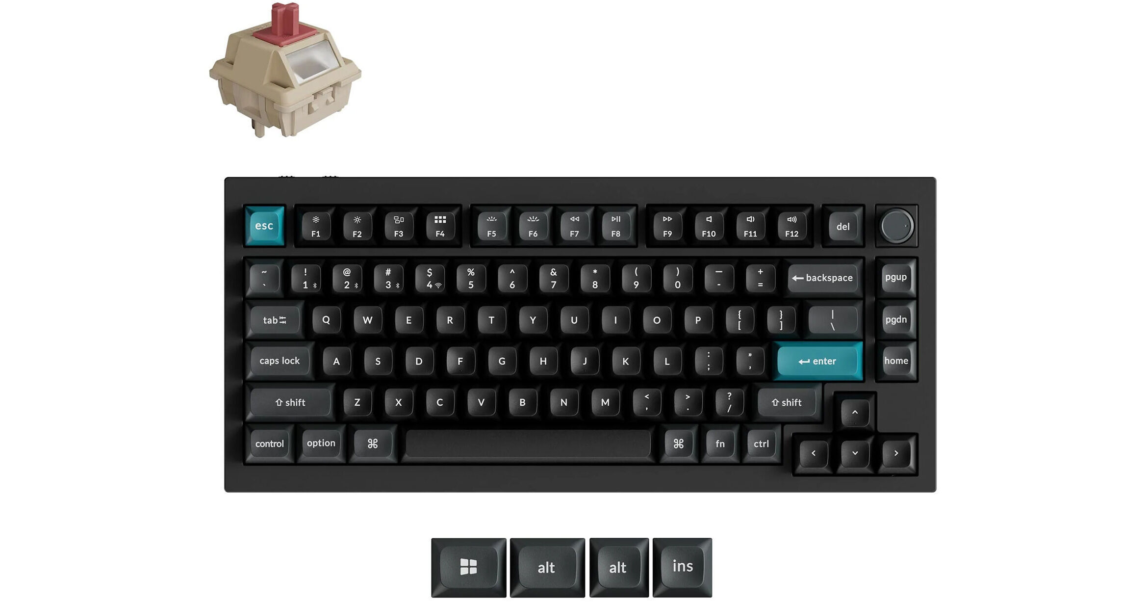 Keychron Q1 Ultra 8K Wireless Mechanical Keyboard Q1U-M1 B&H