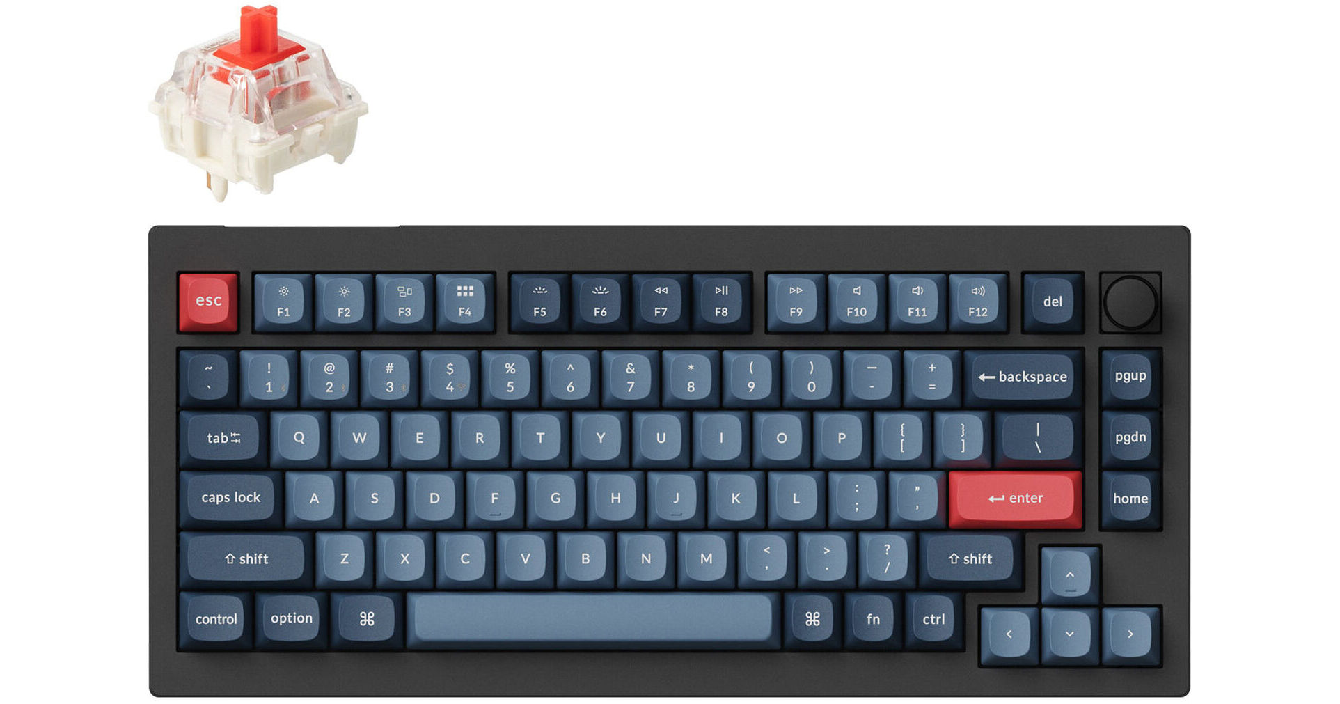 Keychron V1 Max Wireless Mechanical Keyboard V1M-D1 B&H Photo
