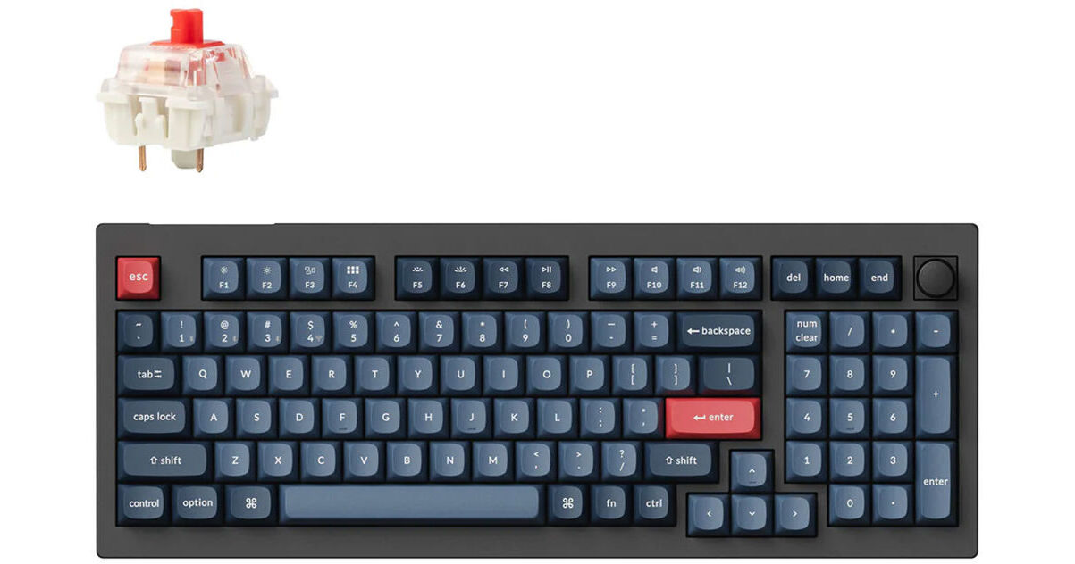 Keychron V5 Max Wireless Mechanical Keyboard V5M-D1 B&H Photo