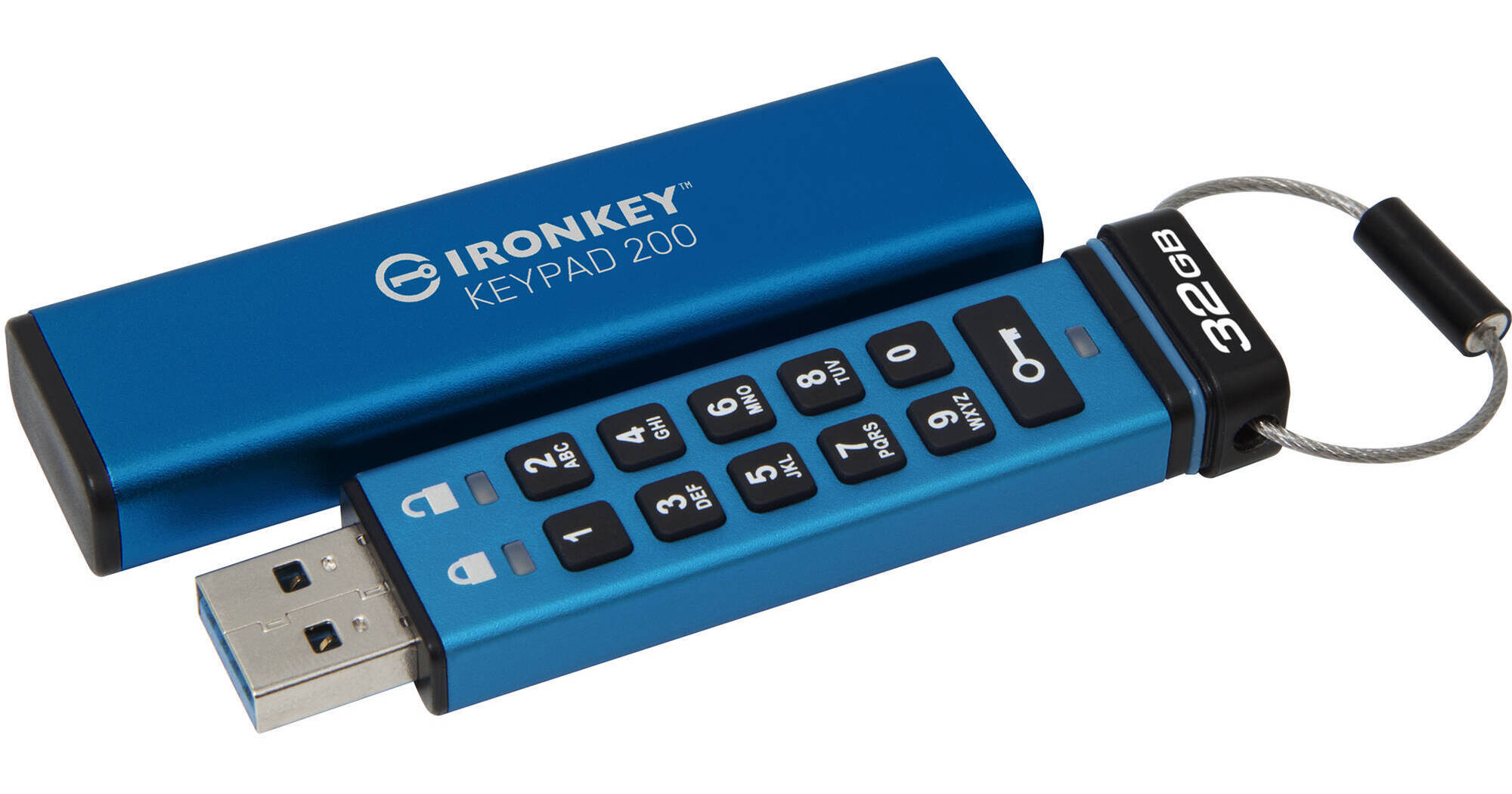 Kingston 32GB IronKey Keypad 200 USB-A 3.2 Gen 1 IKKP200/32GB