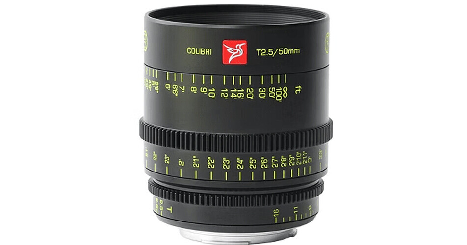 KIPON Colibri 50mm T2.5 Full-Frame Cine Lens (L-Mount) COLL50