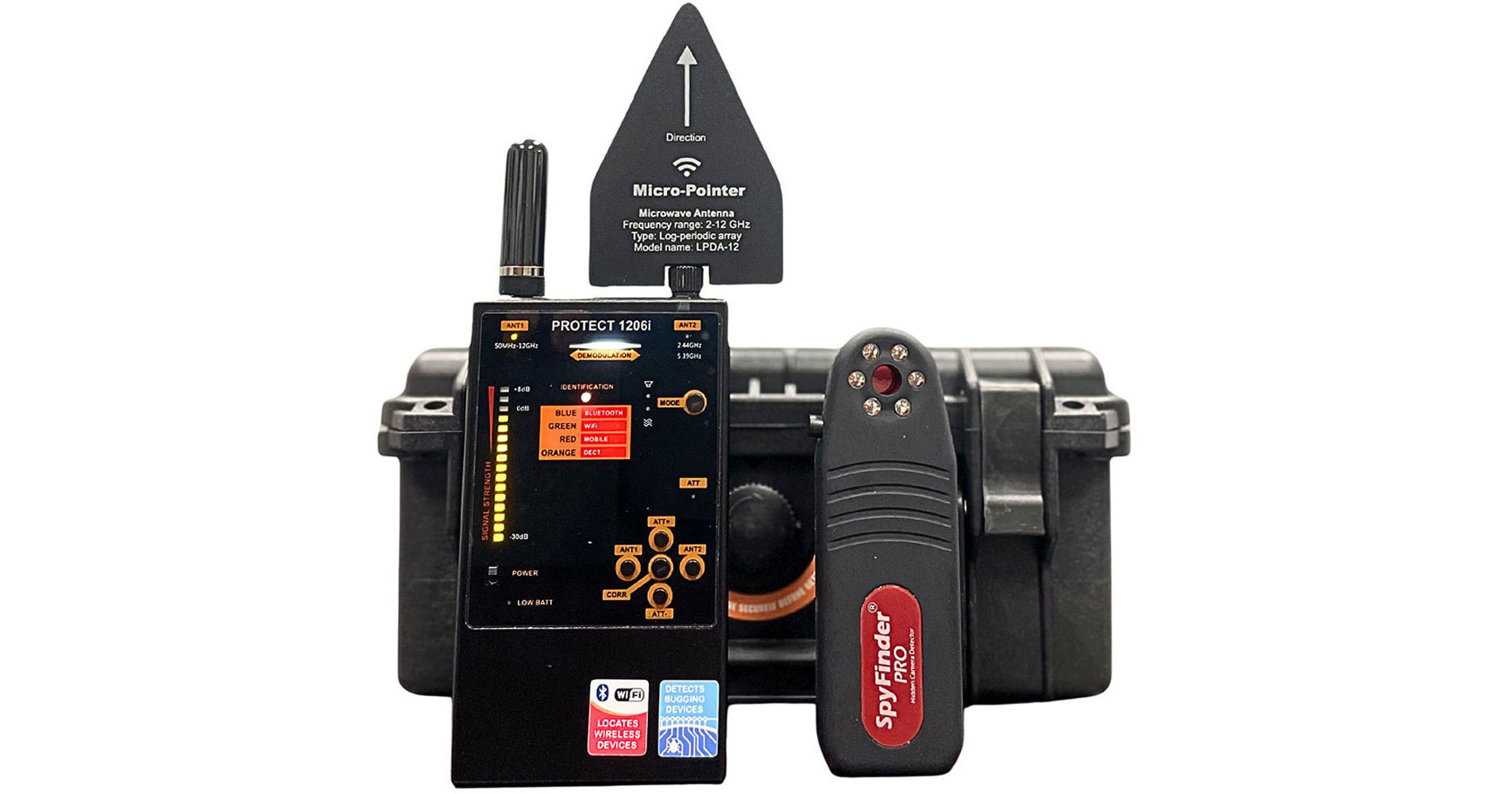 KJB Security Products DD1206 Pro RF Detector and Spy DD1206 PRO