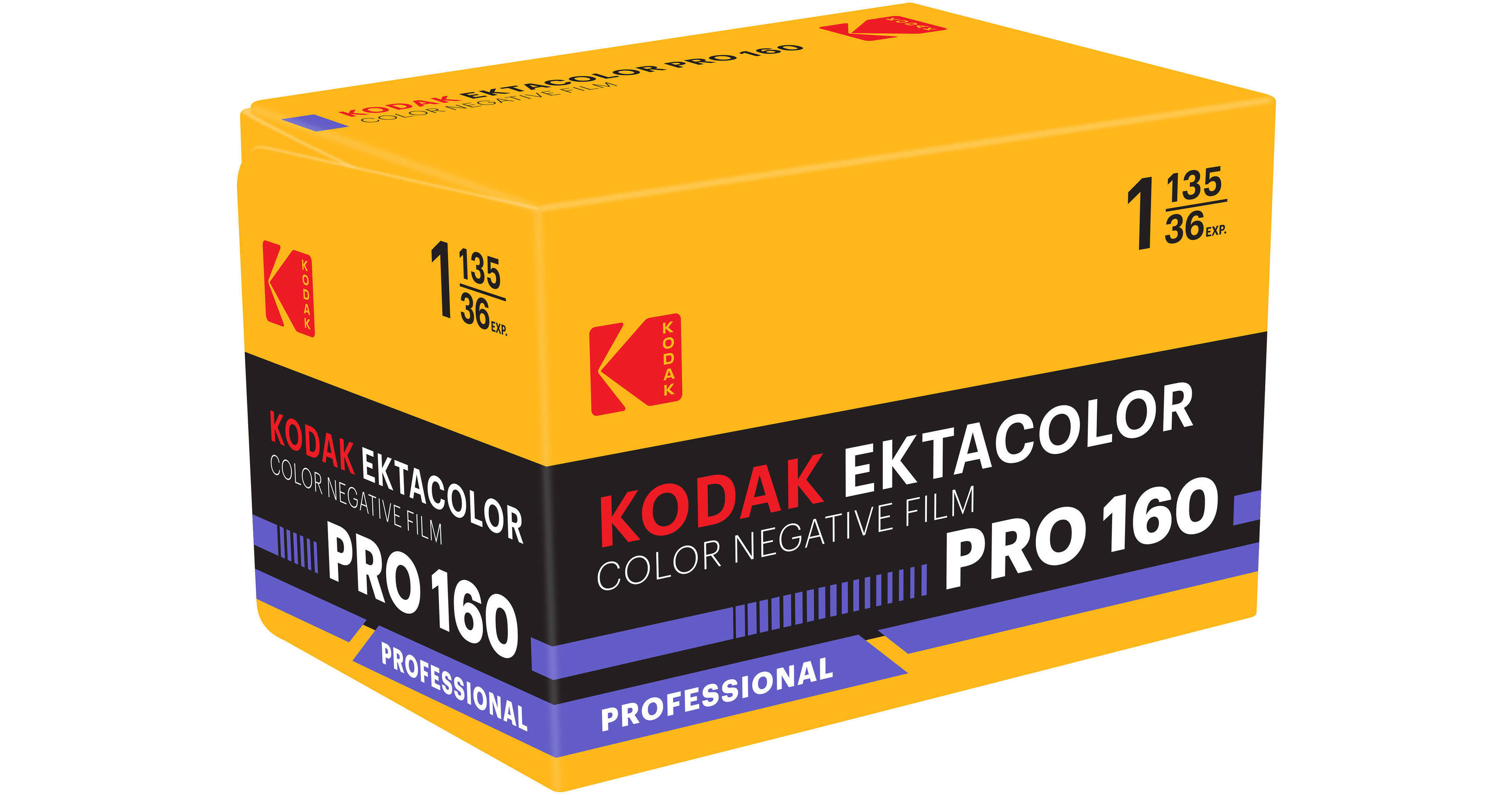 Kodak Ektacolor Pro 160 Color Negative Film 7519549 B&H Photo