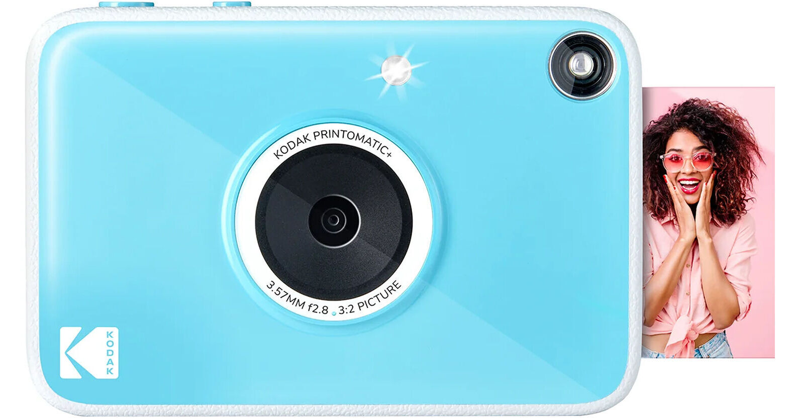 Kodak PRINTOMATIC+ 10MP Instant Digital Camera (Blue)