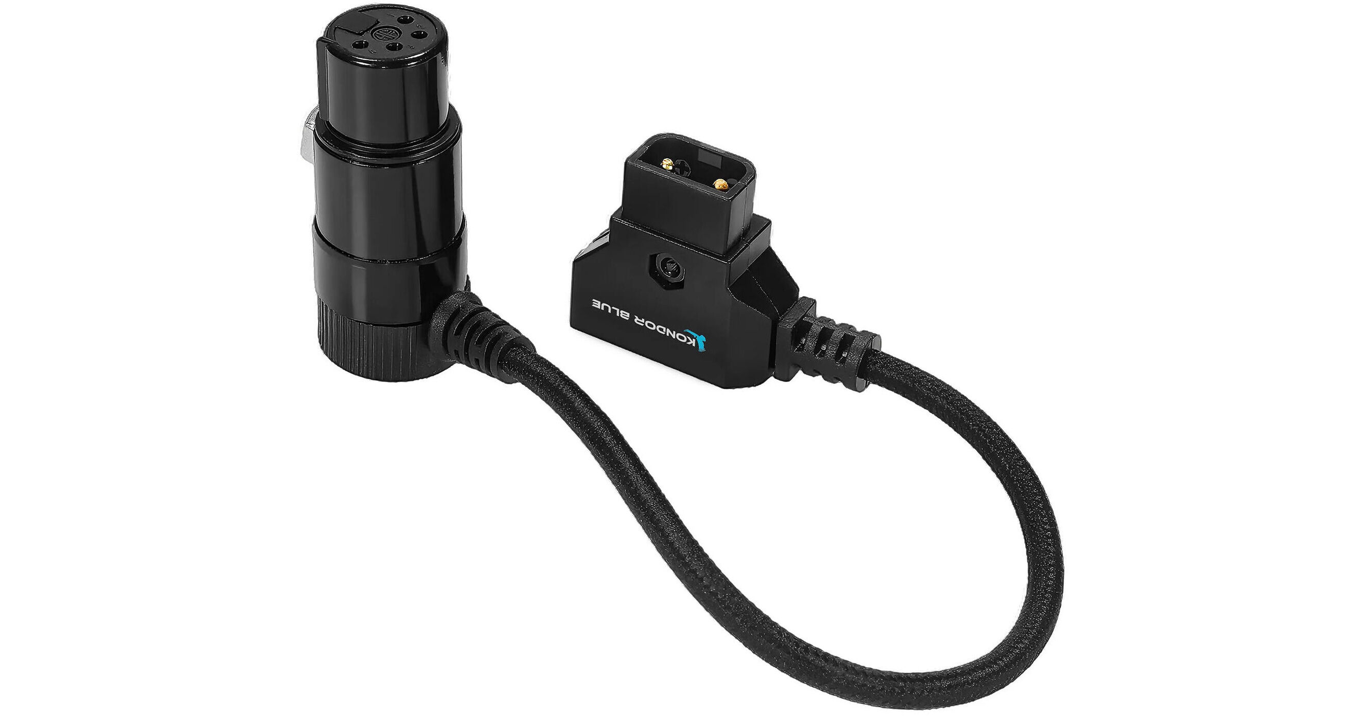 Kondor Blue Straight D-Tap Male to 4-Pin XLR Female