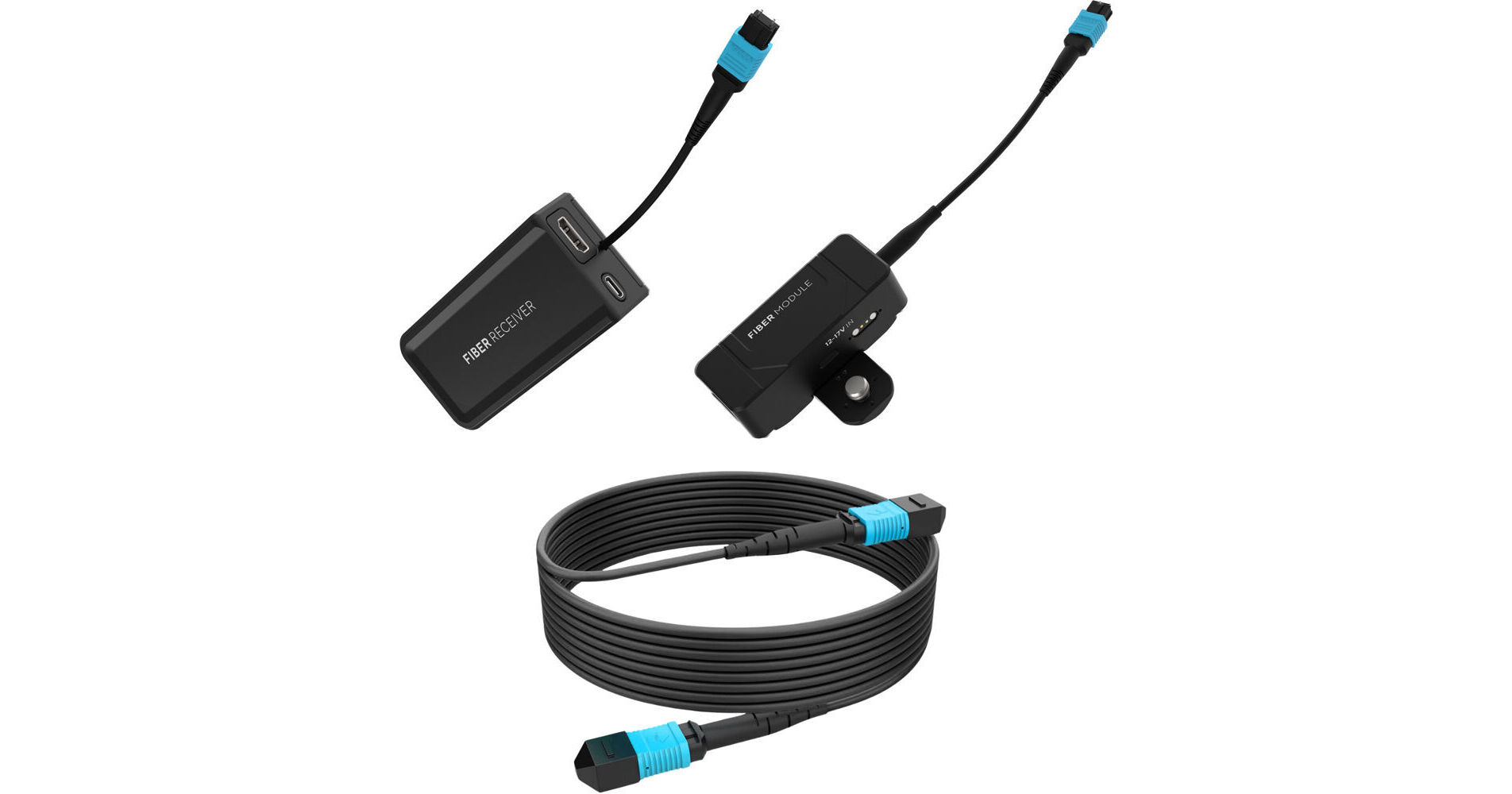 Kondor Blue Fletch Fiber Transmitter & Receiver KB-FFS50-BK B&H