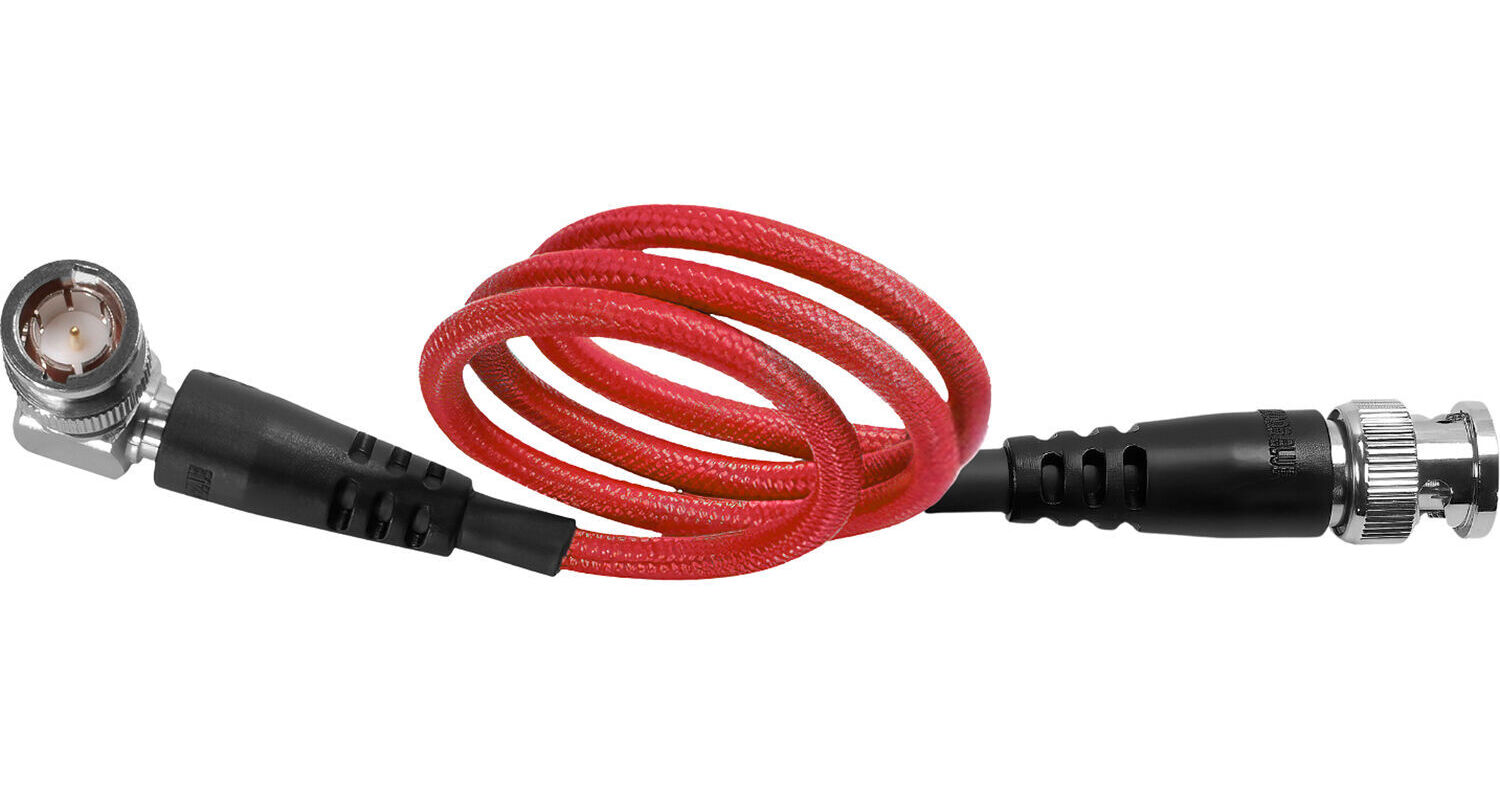 Kondor Blue 12G-SDI Cable Right-Angle to Straight KB-SDI12G-20-R