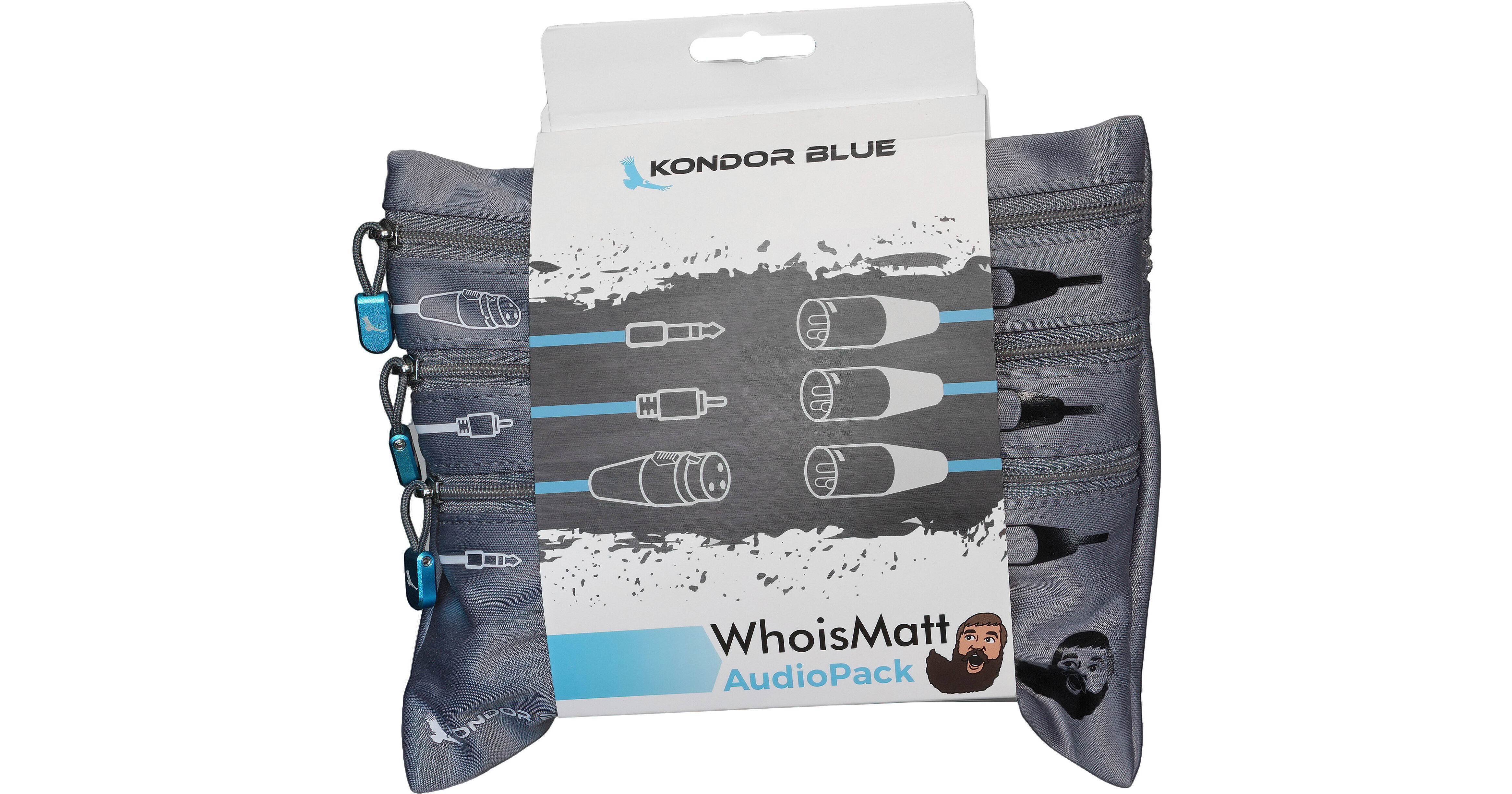 Kondor Blue WhoisMatt Audio Pack of 3 Cables KB-WIM-AP B&H Photo