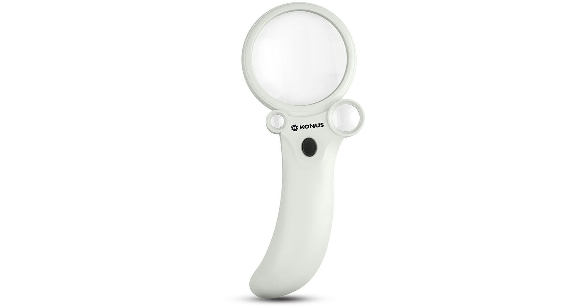 Konus Lux-65 2.5x/25x/55x Handheld Magnifier with LED Light 3366