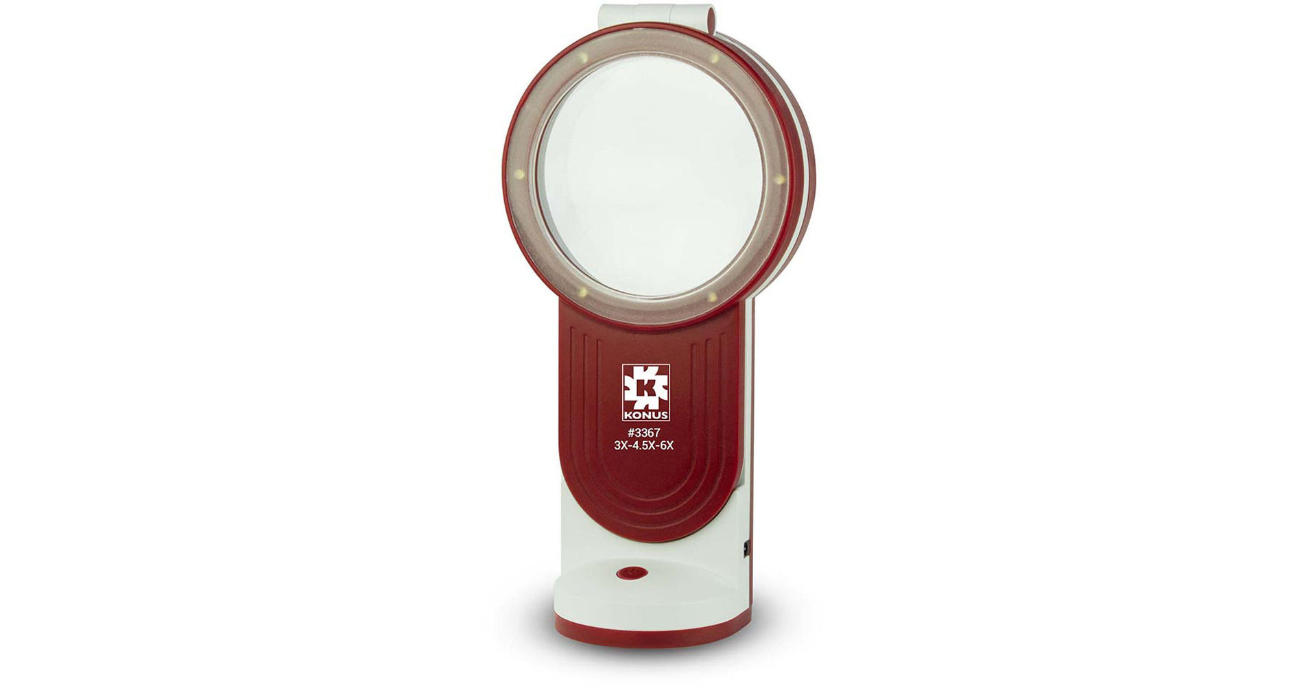 Konus Flexo-75 3x/4.5x/6x Tabletop Magnifier with LED Light 3367