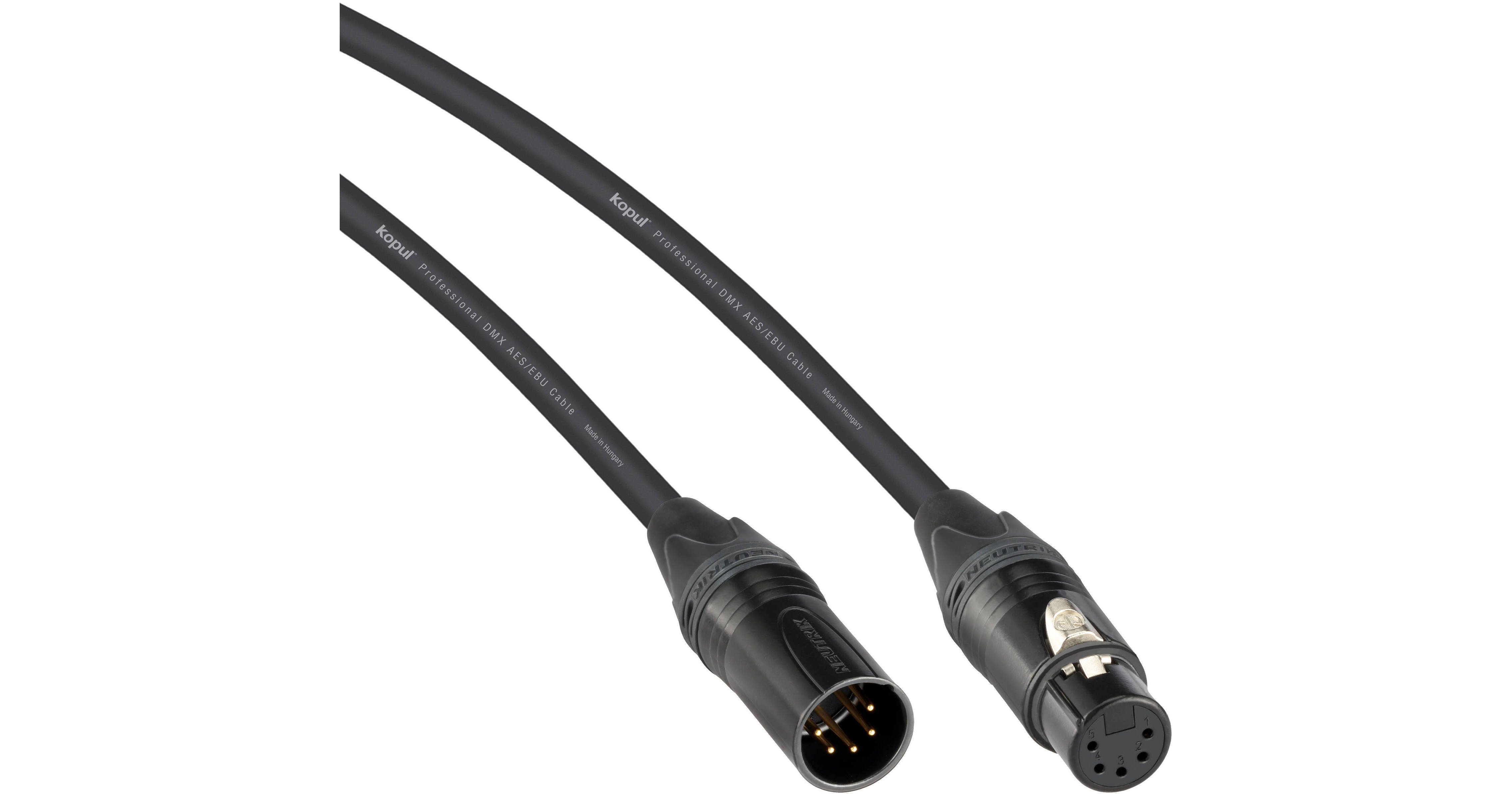 Kopul Studio Pro 5-Pin DMX Cable with Neutrik DMX55P-003-SP B&H