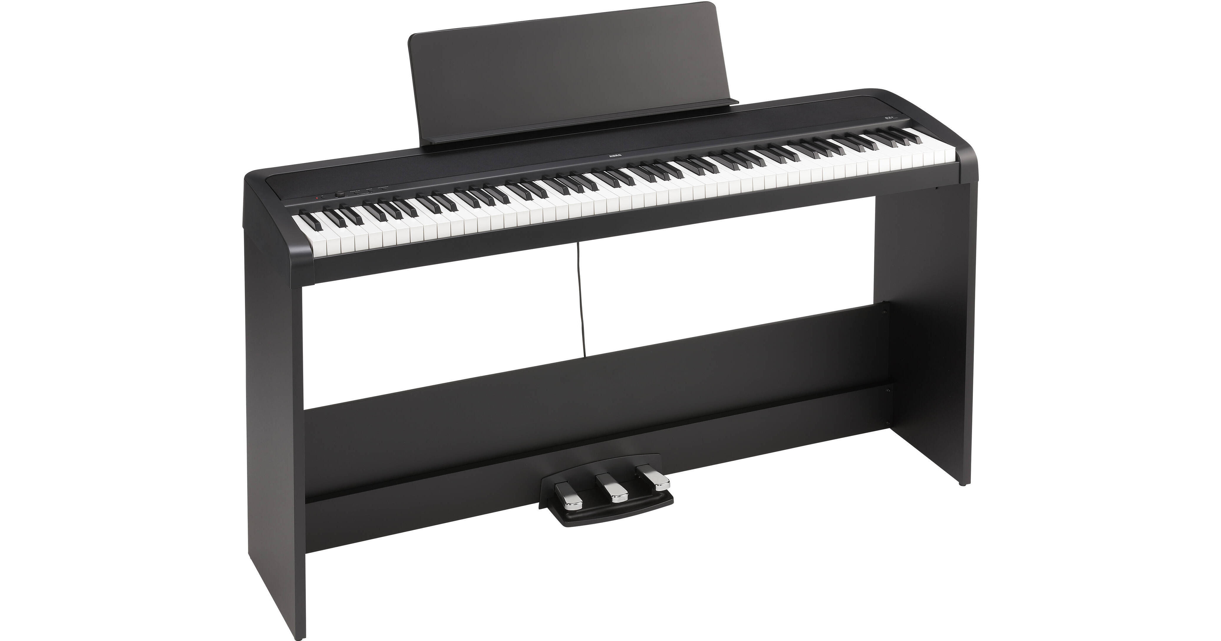 Korg B2+SP 88-Key Digital Piano with Stand and 3-Pedal
