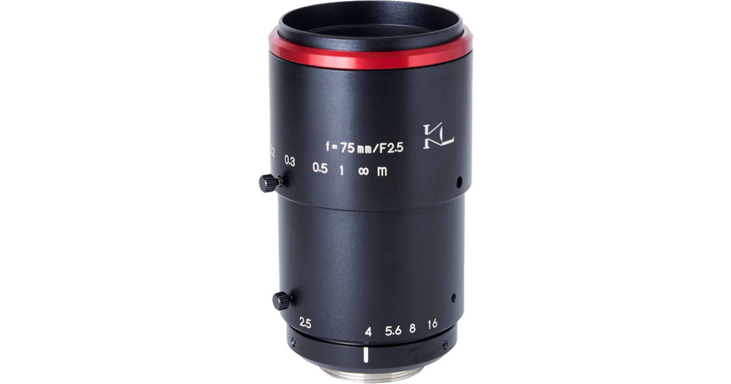 Kowa LM75FC24M C-Mount 75mm Fixed Focal Lens LM75FC24M B&H Photo