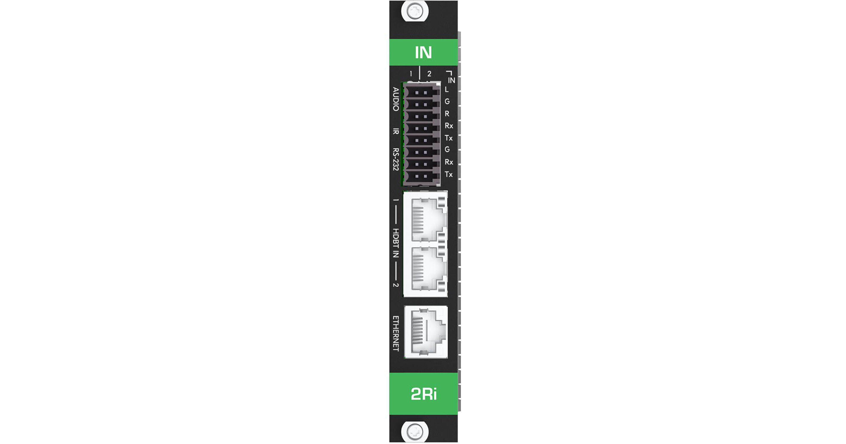 Kramer 2-Port 4K60 4:4:4 HDBaseT Modular Input Card MC3-2RI B&H