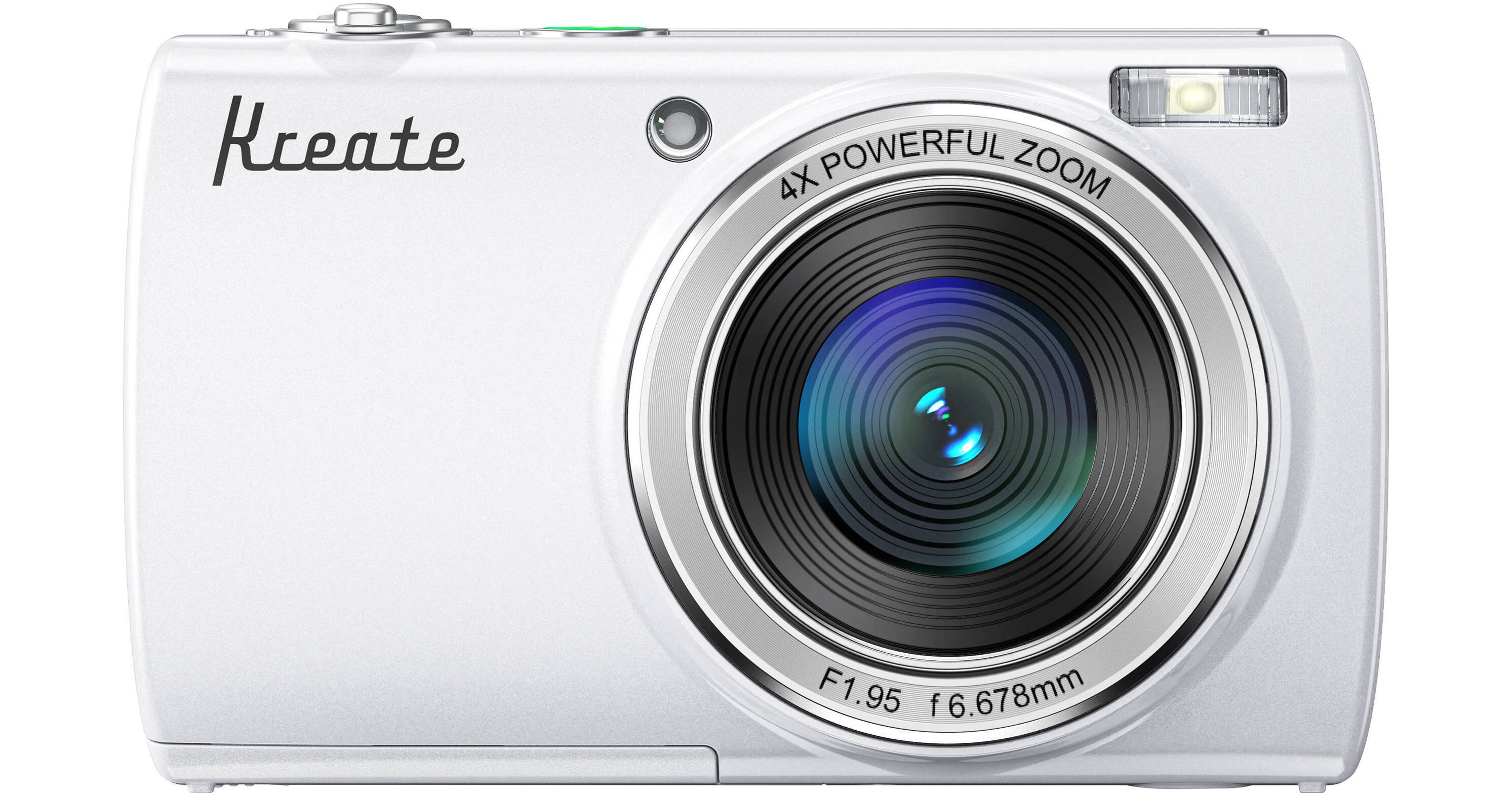 Kreate KR48 Digital Point and Shoot Camera (White) KR48-WT B&H