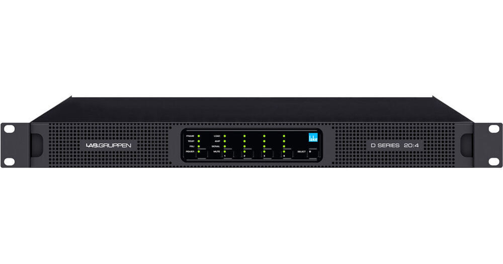New Lab.Gruppen D 20:4L 2000W Amplifier with 4 Output D20:4L B&H