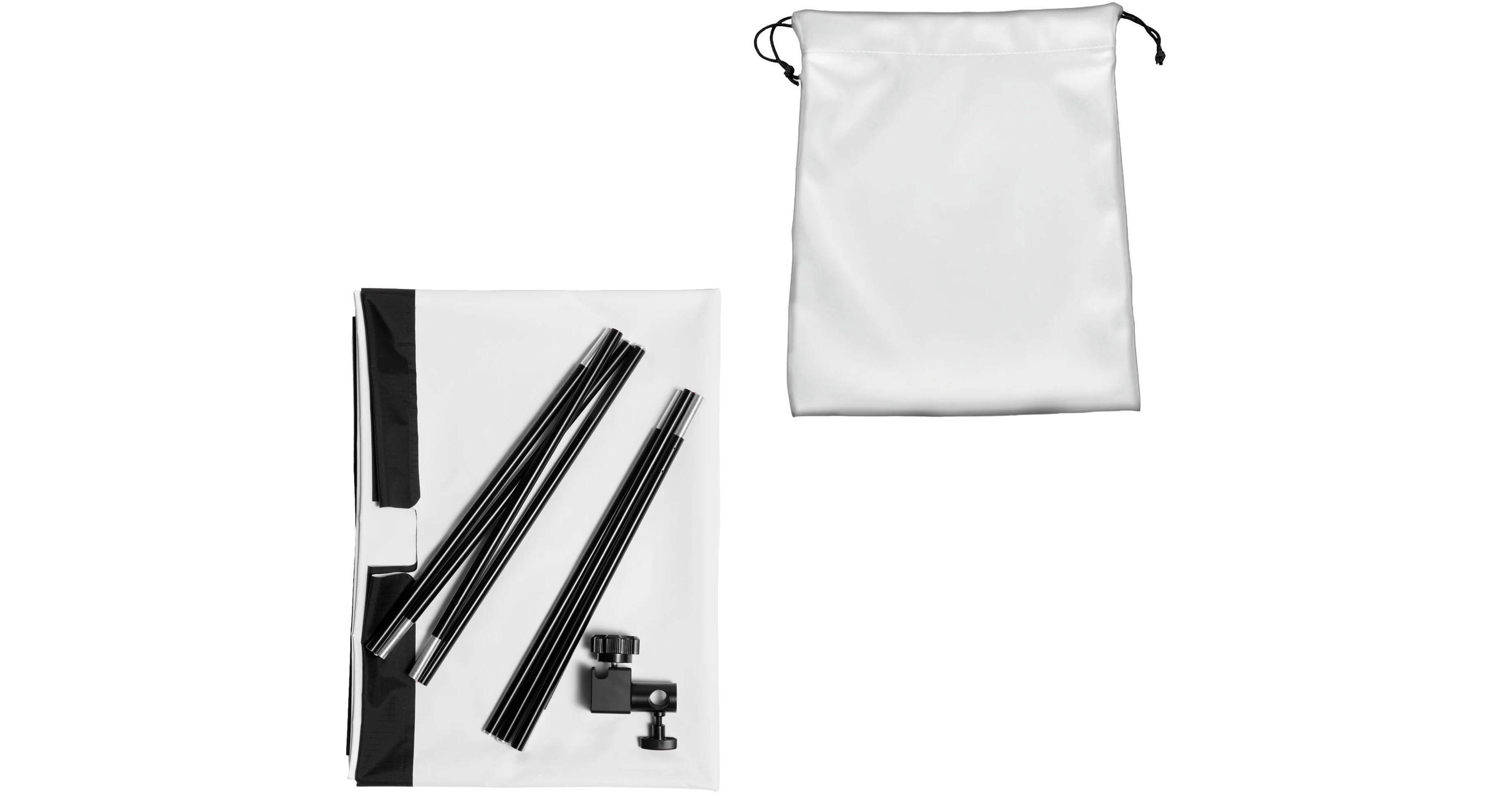 Lava Cart LavaFlat Dual-Sided Flag with Collapsible