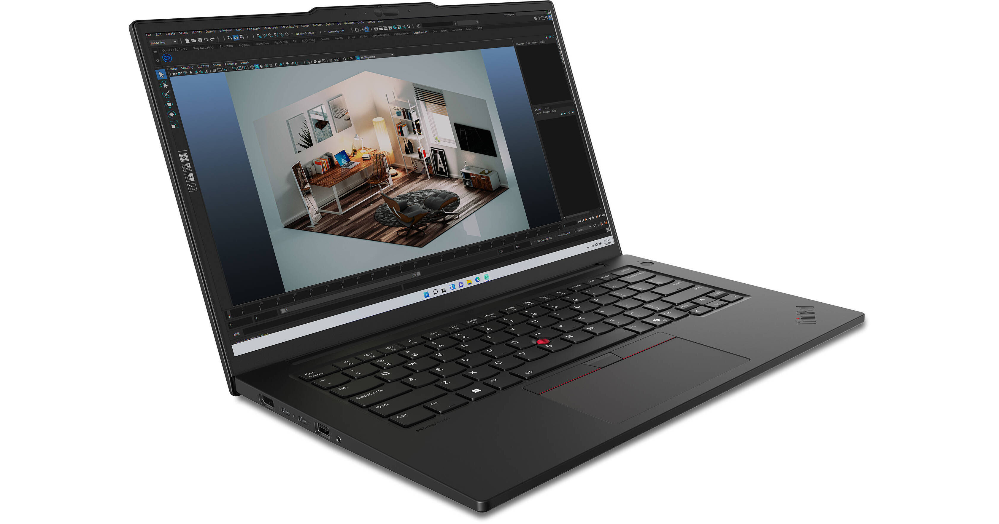 Lenovo 14.5" ThinkPad P14s Gen 5 Laptop (Black) 21G2001PUS B&H