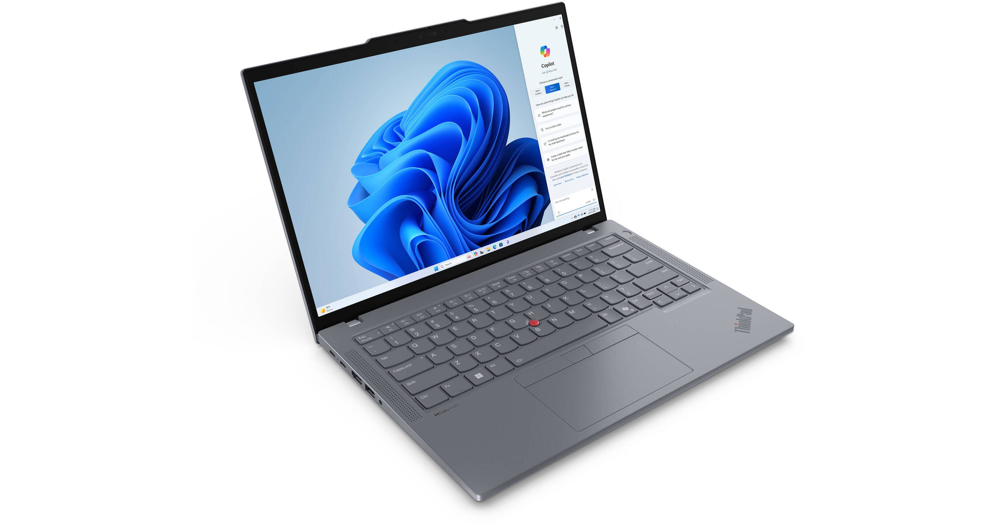 Lenovo 14" ThinkPad T14 Gen 5 Laptop (Gray) 21MC000NUS B&H Photo