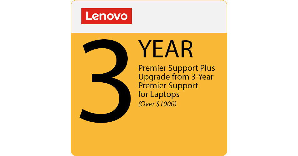 Lenovo 3-Year Premier Support Plus Upgrade from 3-Year