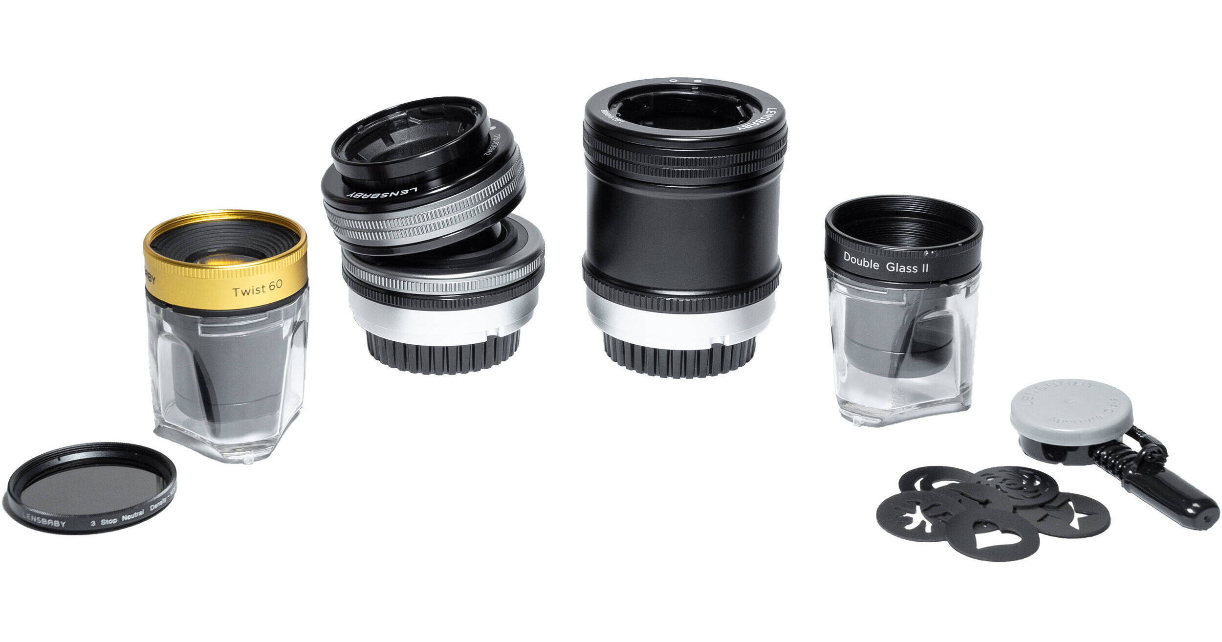 Lensbaby Twist 60 & Double Glass II Optic Swap Kit LBT60DGIIOSKP