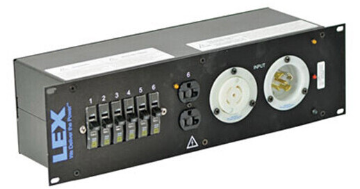 Lex Products 30A Enclosed Rack with L21-30 to PRM3IN-5CC2DC B&H