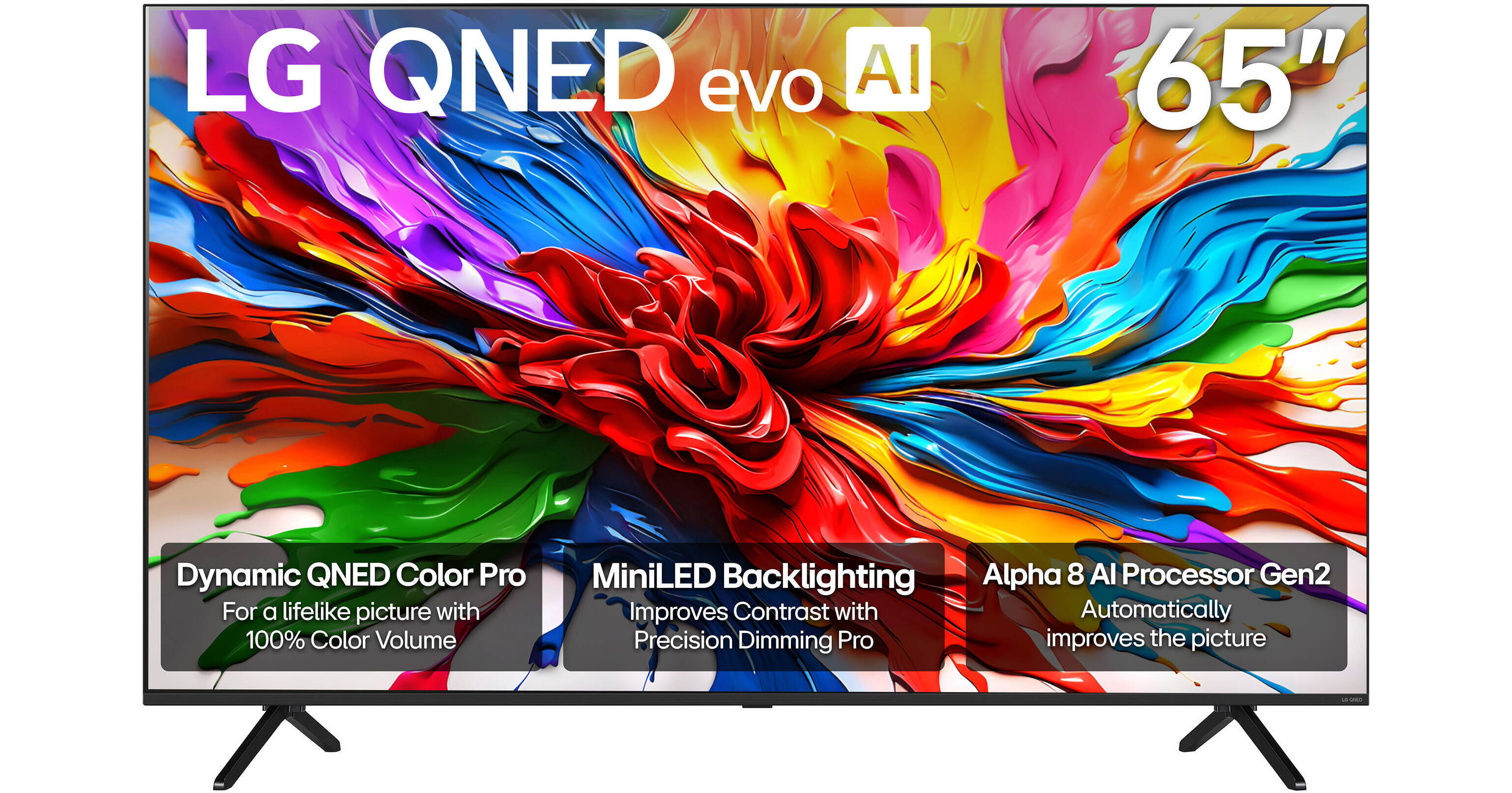 LG QNED92 65" 4K HDR Smart Mini-LED TV 65QNED92AUA.AUSQ B&H