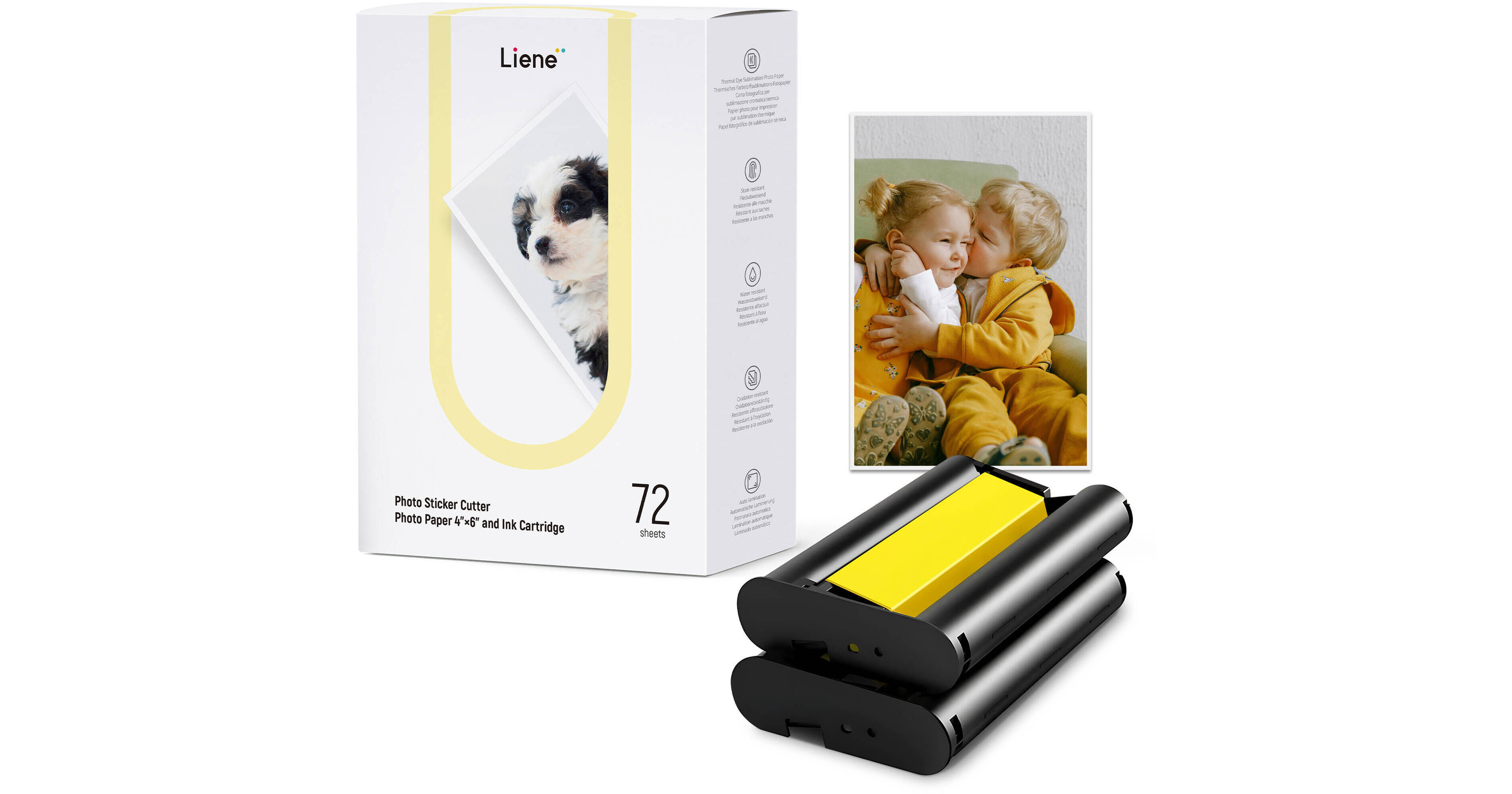 Liene PixCut S1 Photo Paper with 2 Ink Cartridges SD42B#WW1 B&H